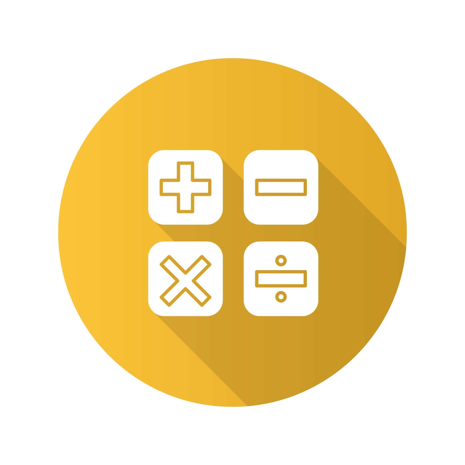 Maths symbols flat design long shadow glyph icon. Calculating ... Maths symbols flat design long shadow glyph icon. Calculating ...