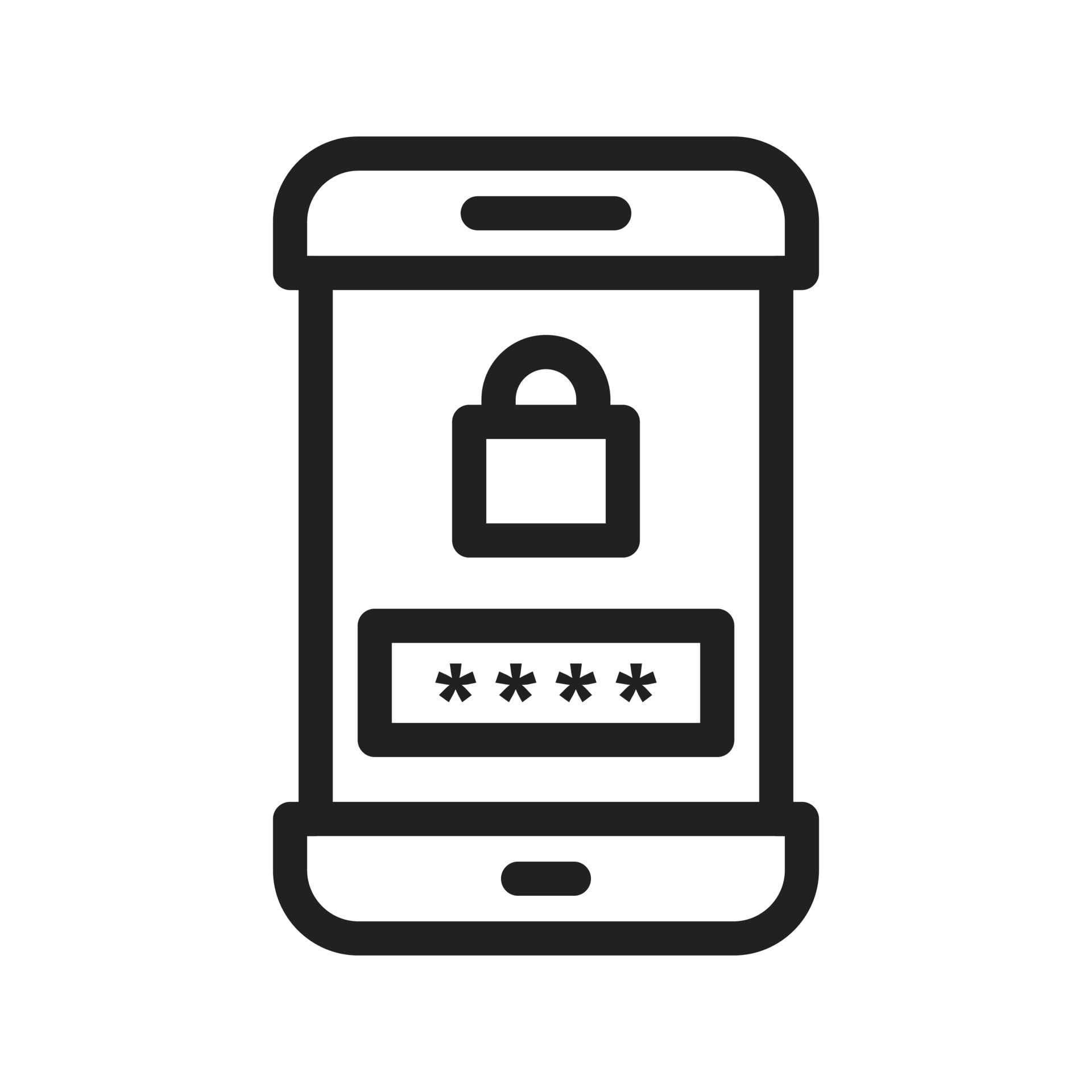 Passcode Line Icon 7567671 Vector Art at Vecteezy