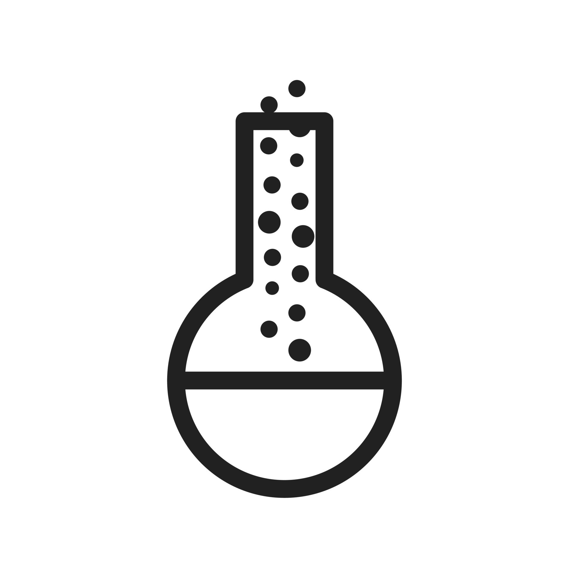 Bubbles from Experiment Line Icon 7568706 Vector Art at Vecteezy