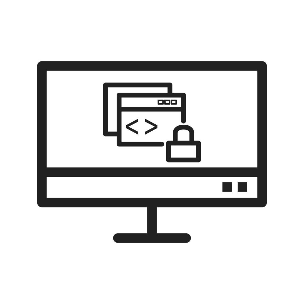 Secure Code Icon 7569383 Vector Art at Vecteezy