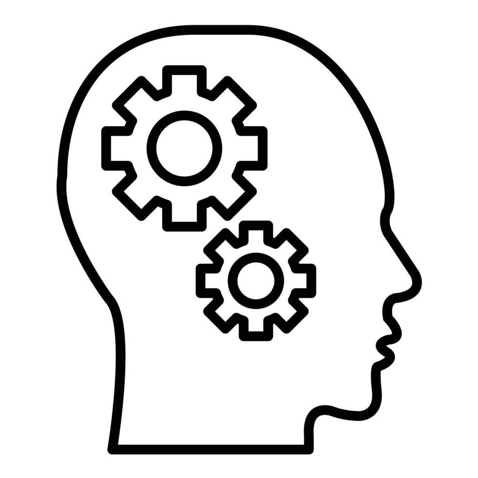 Cognitive Line Icon 7571367 Vector Art at Vecteezy