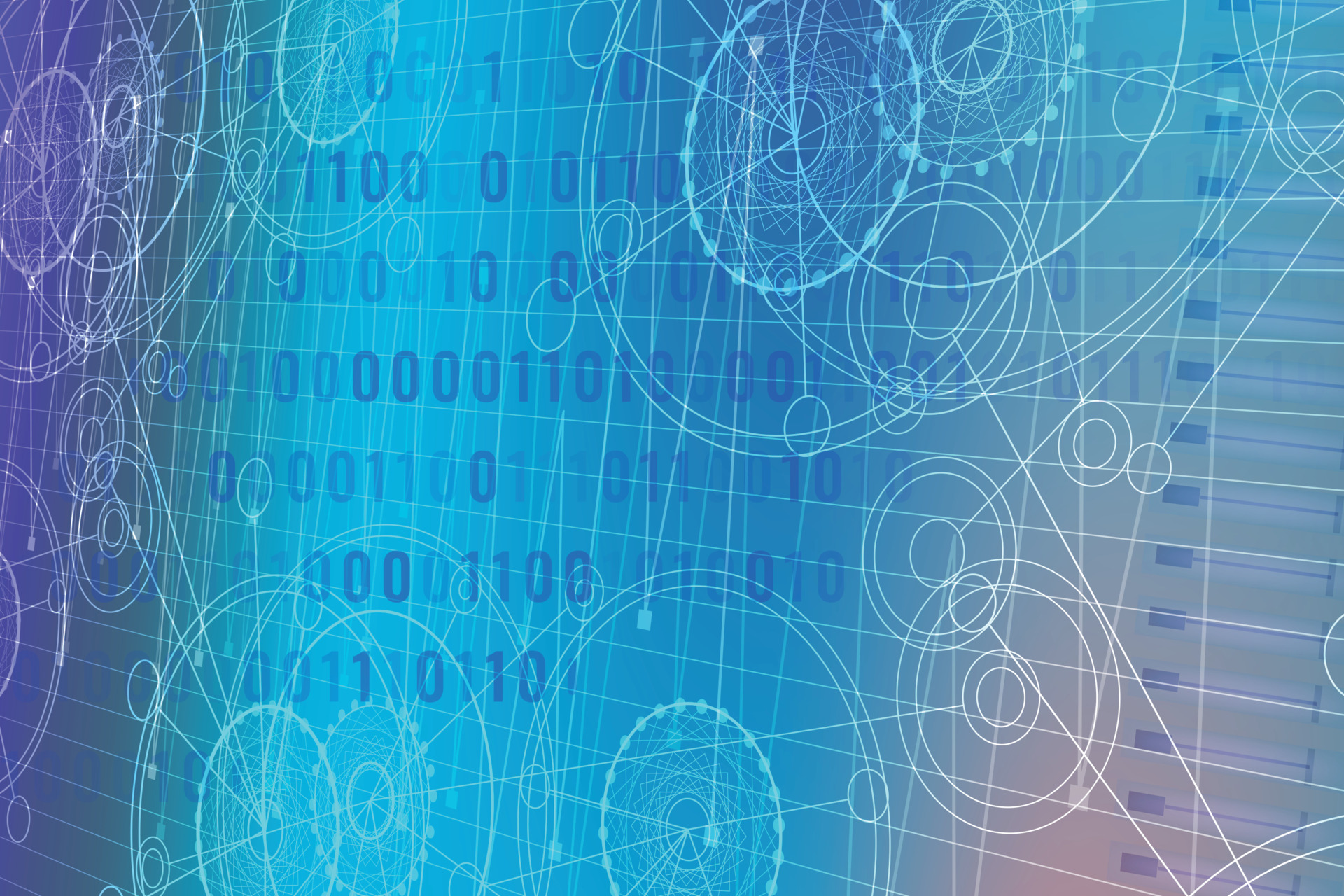 Technology Binary Code Digital Data Transfer Background 7581344 Vector