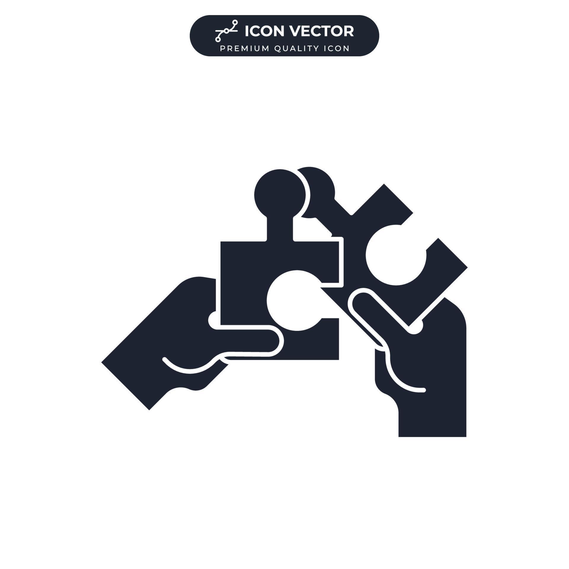 cooperation icon symbol template for graphic and web design collection ...