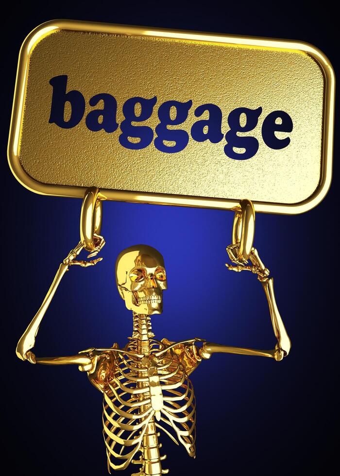 Baggage Word And Golden Skeleton 7596113 Stock Photo At Vecteezy baggage-word-and-golden-skeleton-7596113-stock-photo-at-vecteezy