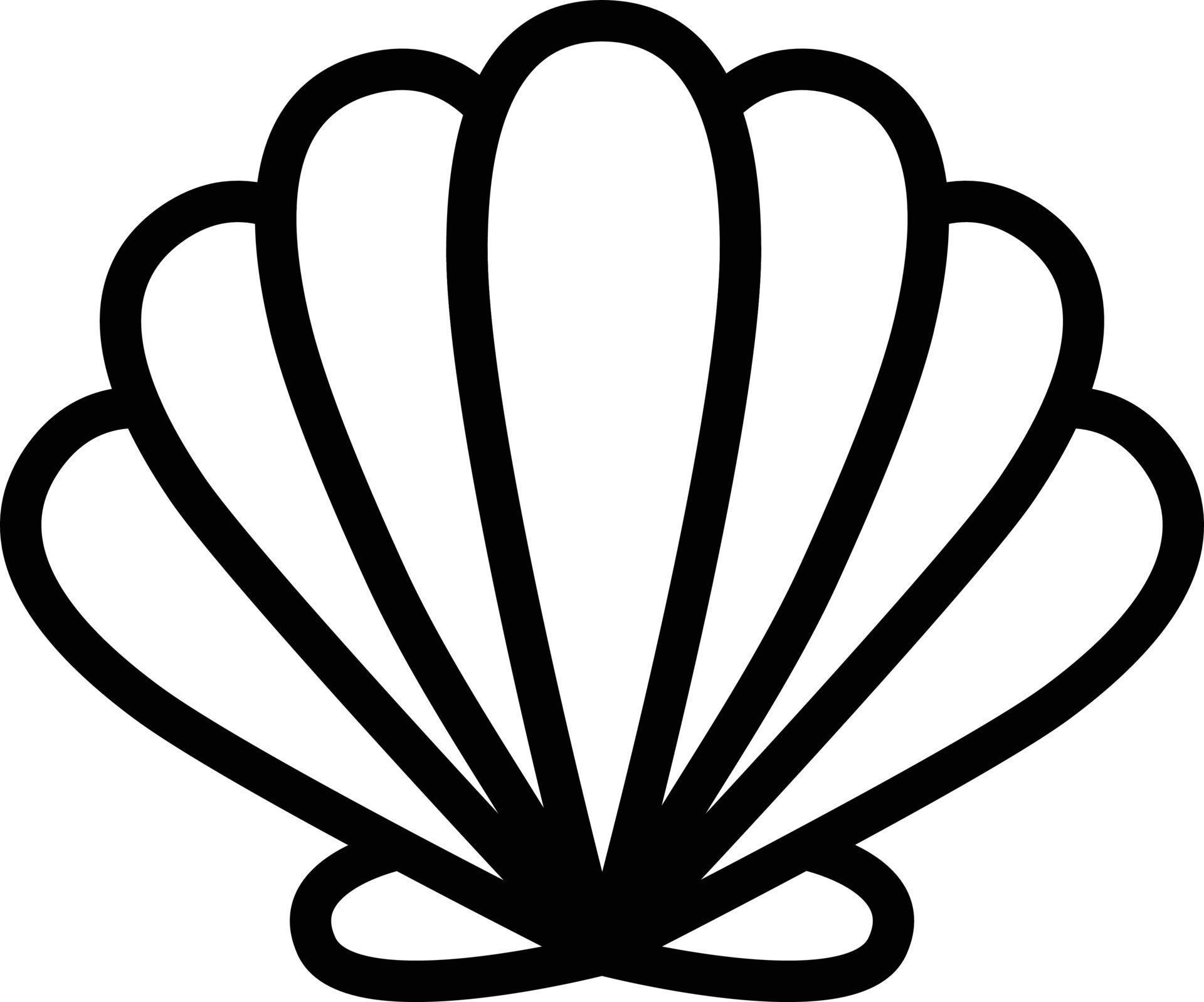 Shell Vector Icon Design Illustration 7601110 Vector Art at Vecteezy