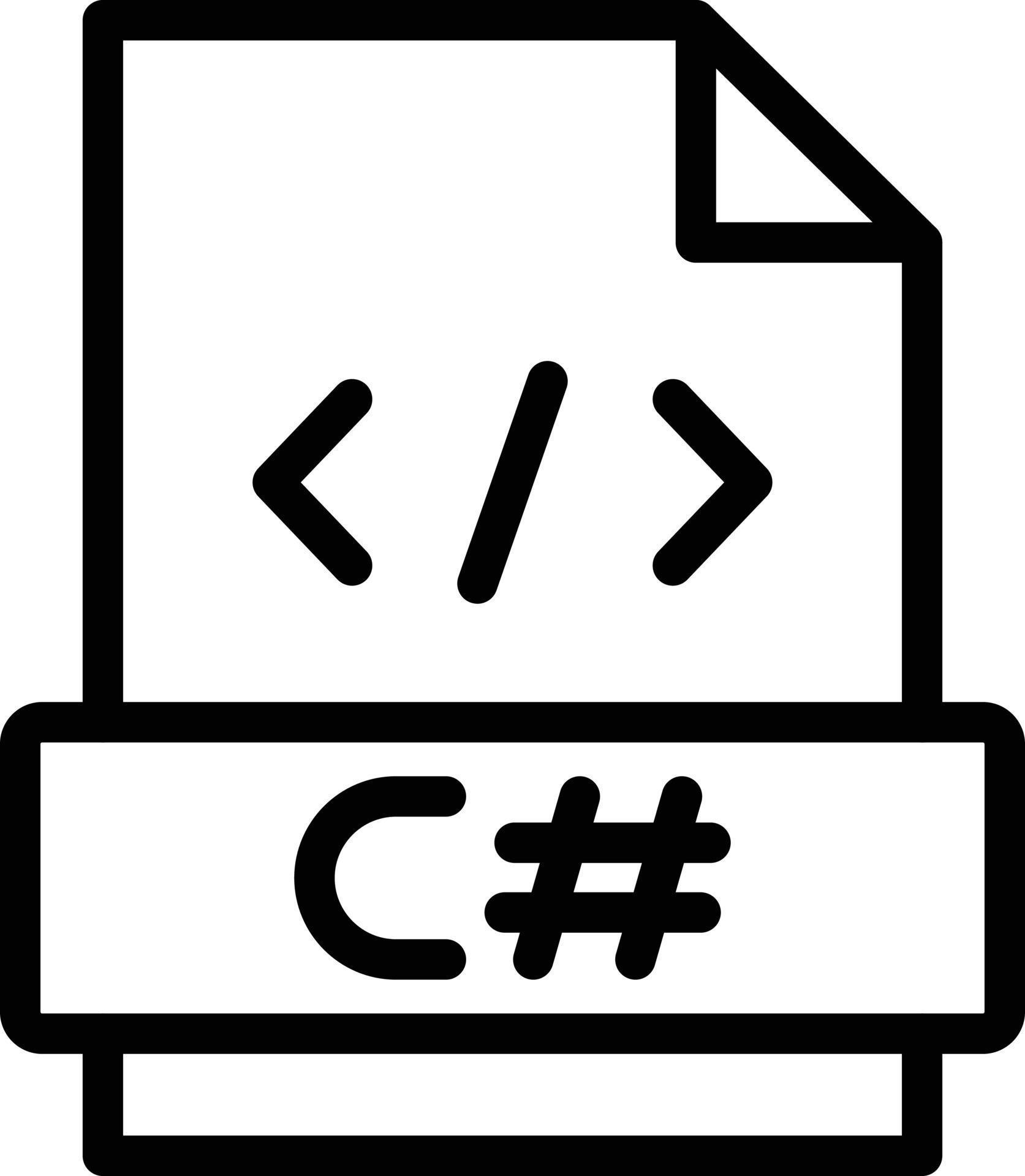 C sharp Vector Icon Design Illustration 7606737 Vector Art at Vecteezy