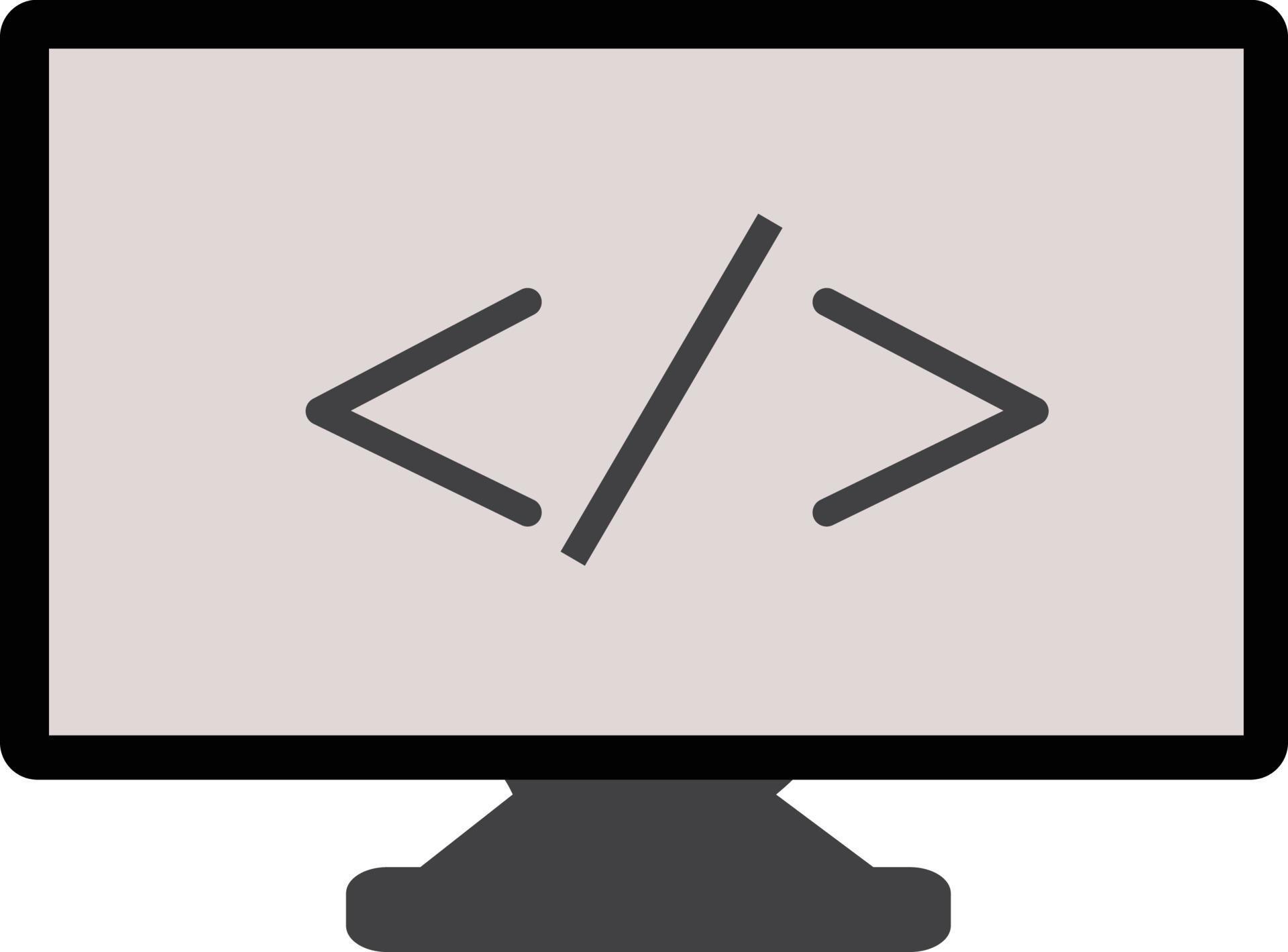 coding icon. coding sign. flat style. 7608642 Vector Art at Vecteezy