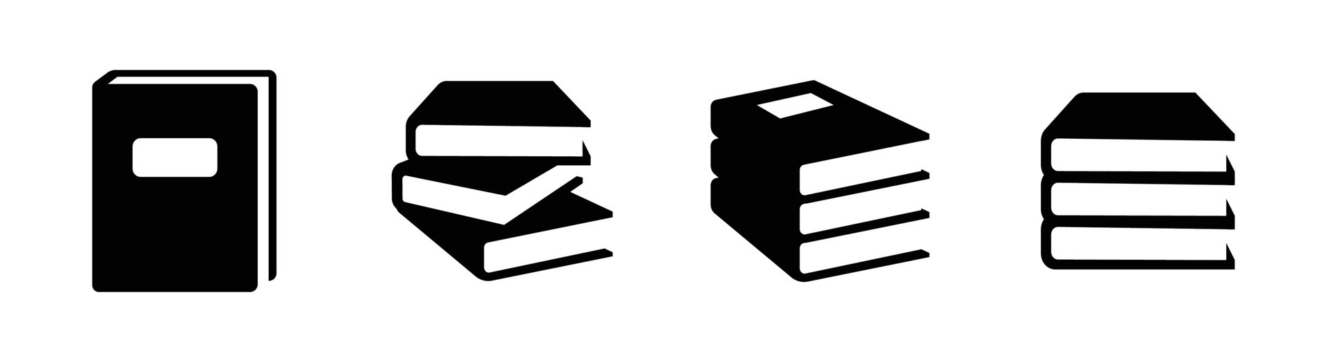 Book icon design element suitable for website, print design or app ...