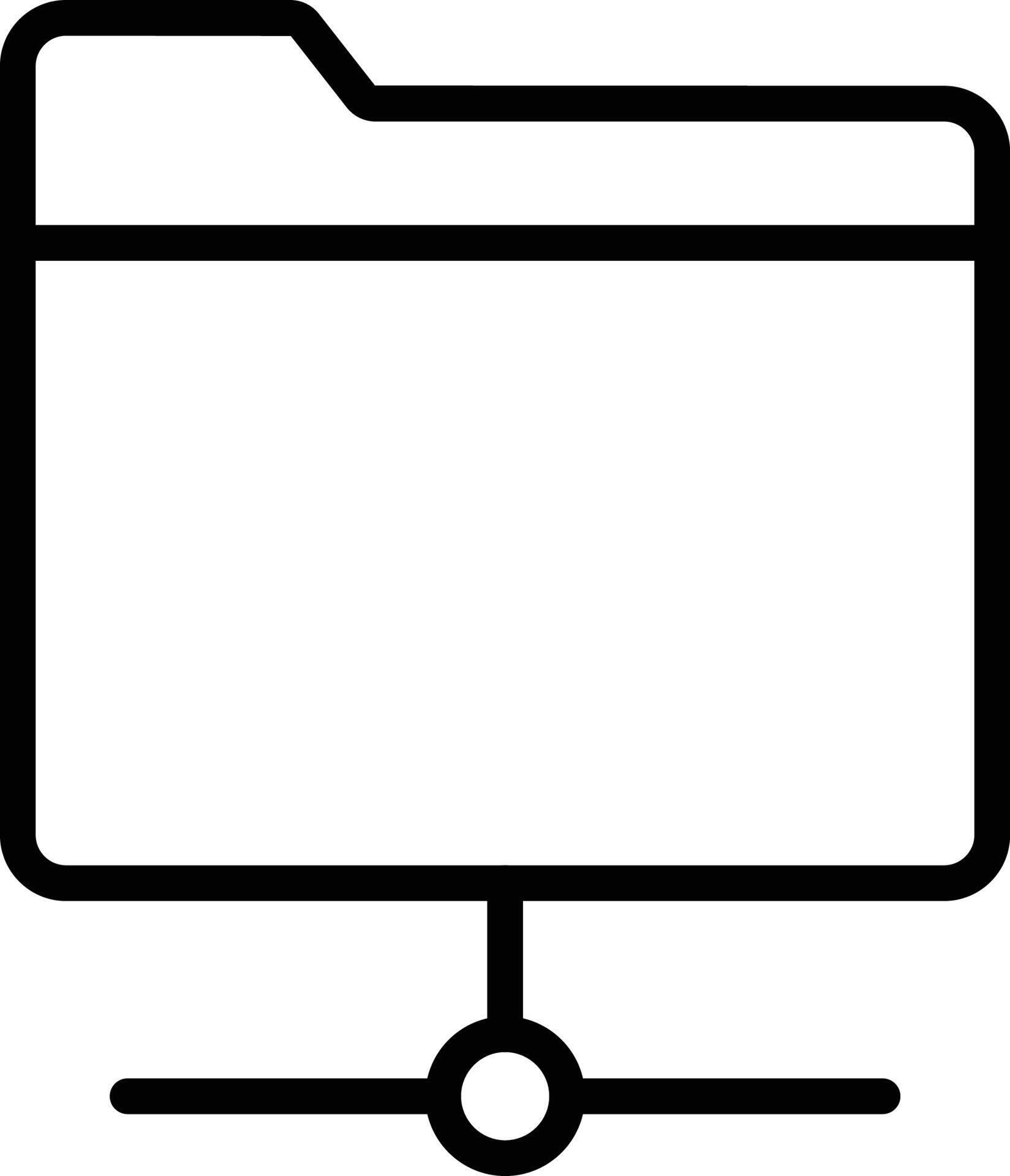 Network folder Isolated Vector icon which can easily modify or edit 7626799 Vector Art at Vecteezy