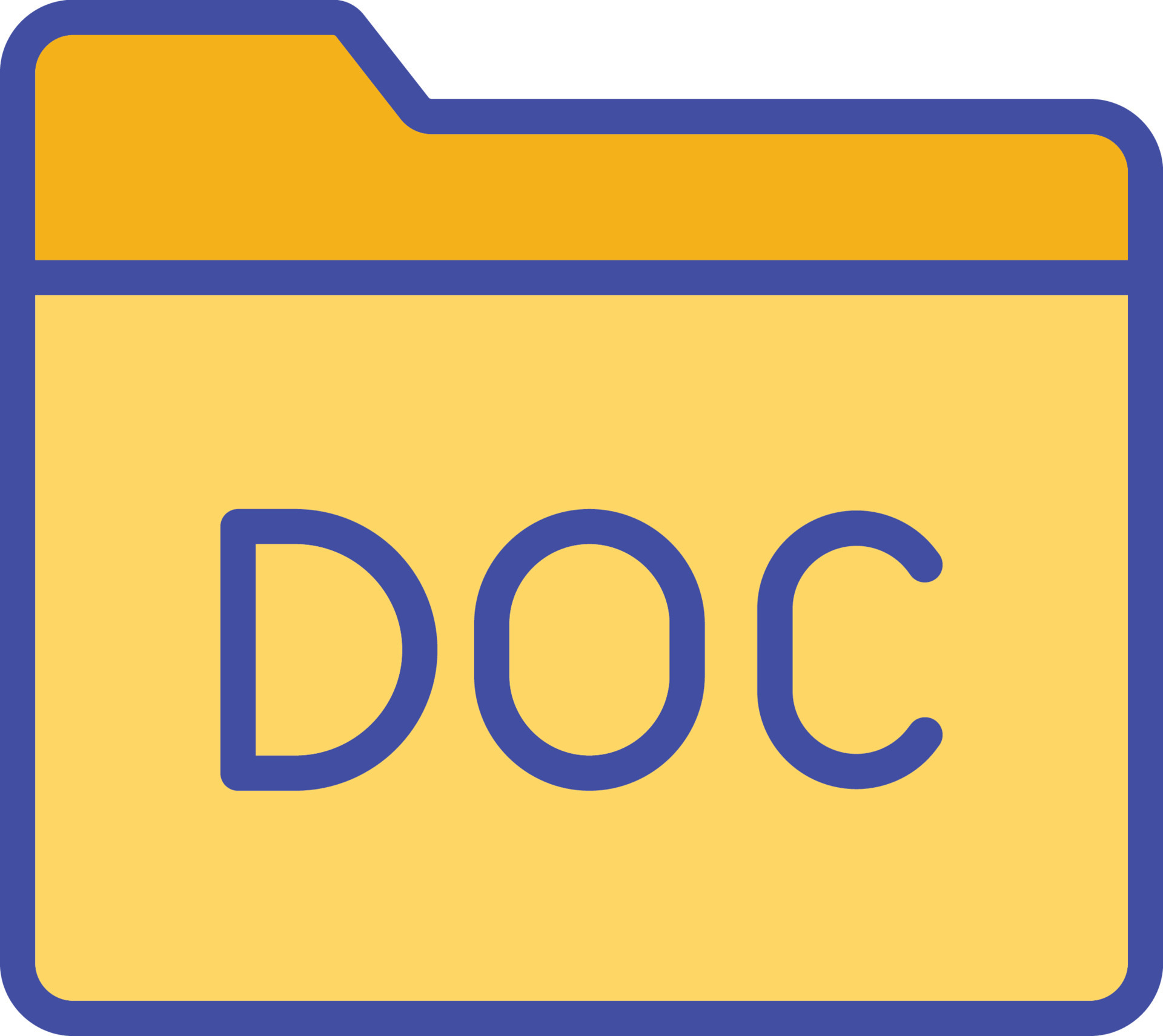 Doc folder Isolated Vector icon which can easily modify or edit 7628071 ...