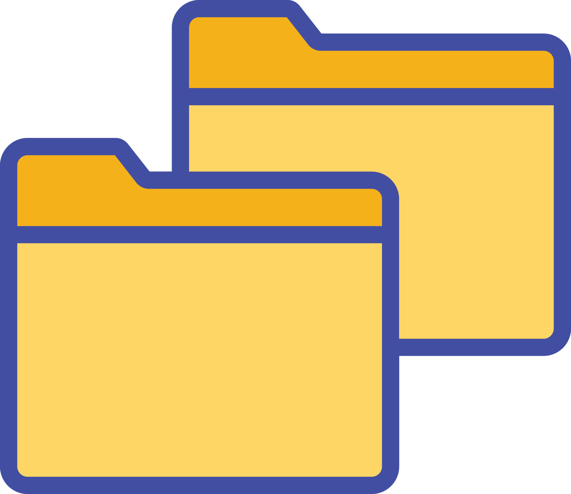 Copy folder Isolated Vector icon which can easily modify or edit ...