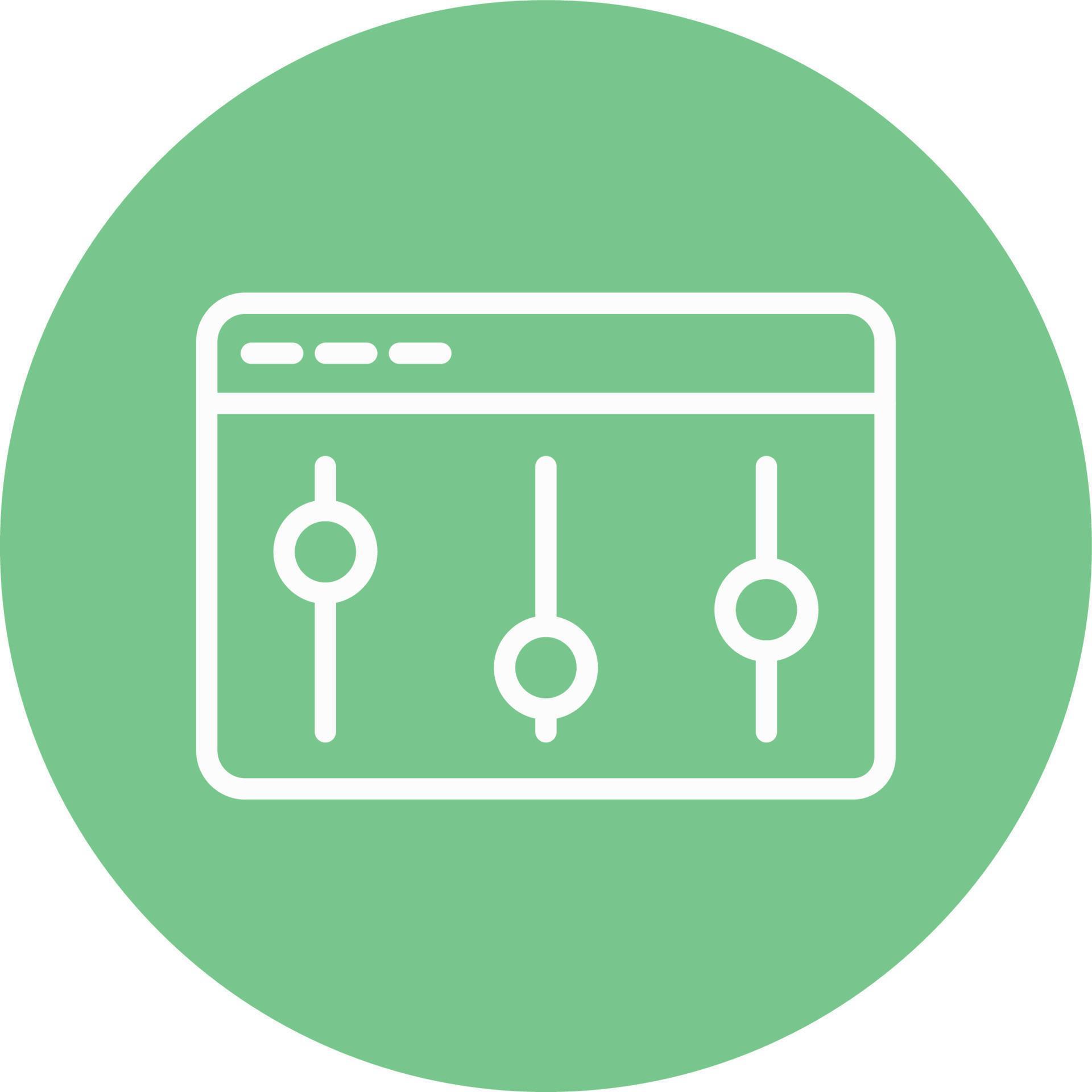 Browser Configuration Isolated Vector Icon Which Can Easily Modify Or