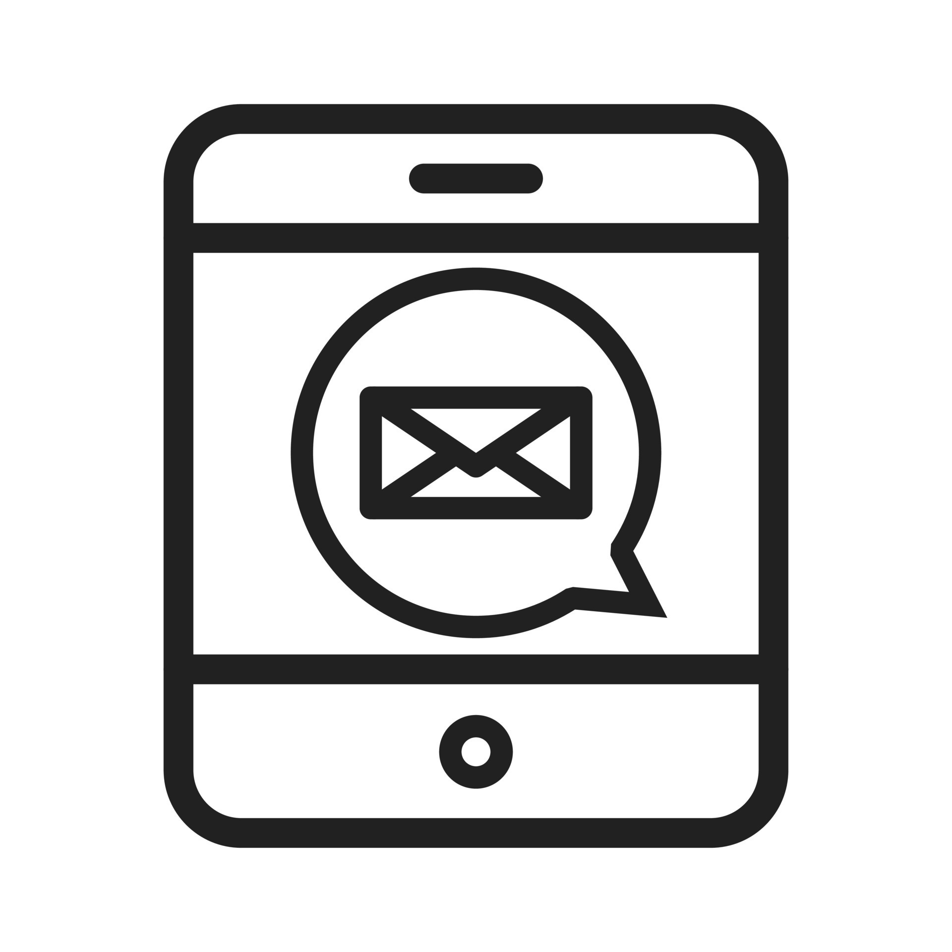 Text Message I Line Icon 7629764 Vector Art at Vecteezy