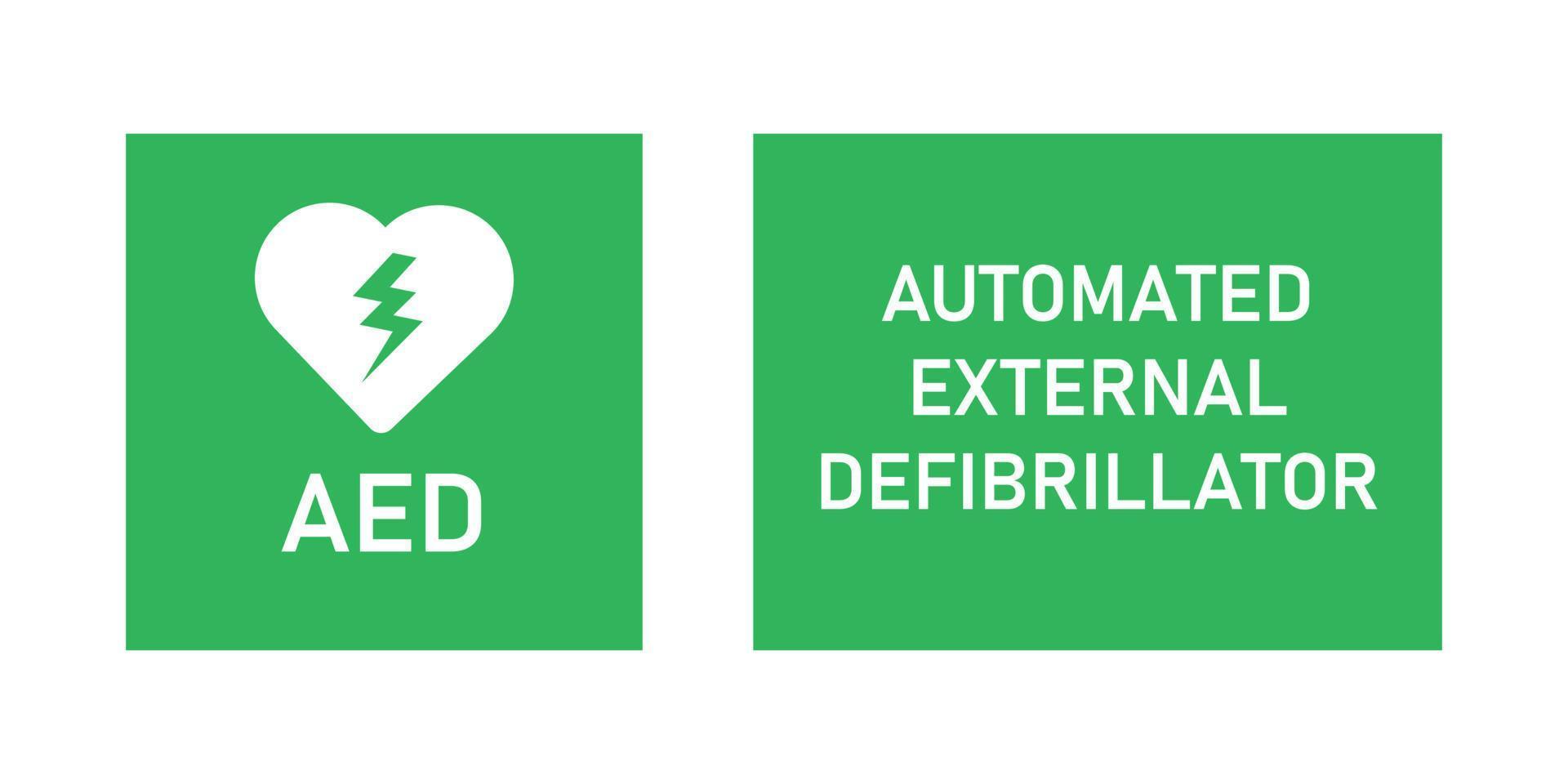 Automated external defibrillator AED sign. Vector illustration 7632222 ... Automated external defibrillator AED sign. Vector illustration 7632222 ...