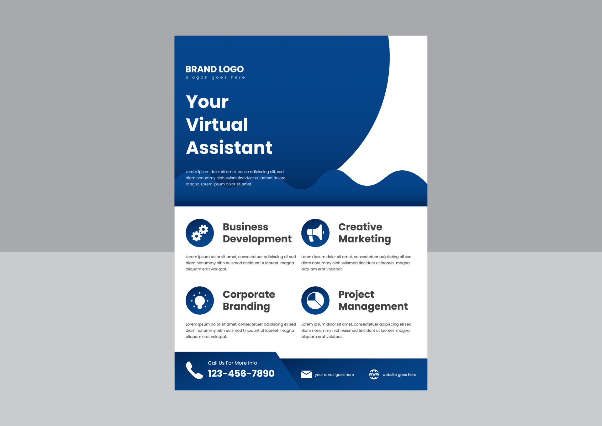 virtual assistant service poster leaflet design. data entry virtual ... virtual assistant service poster leaflet design. data entry virtual ...