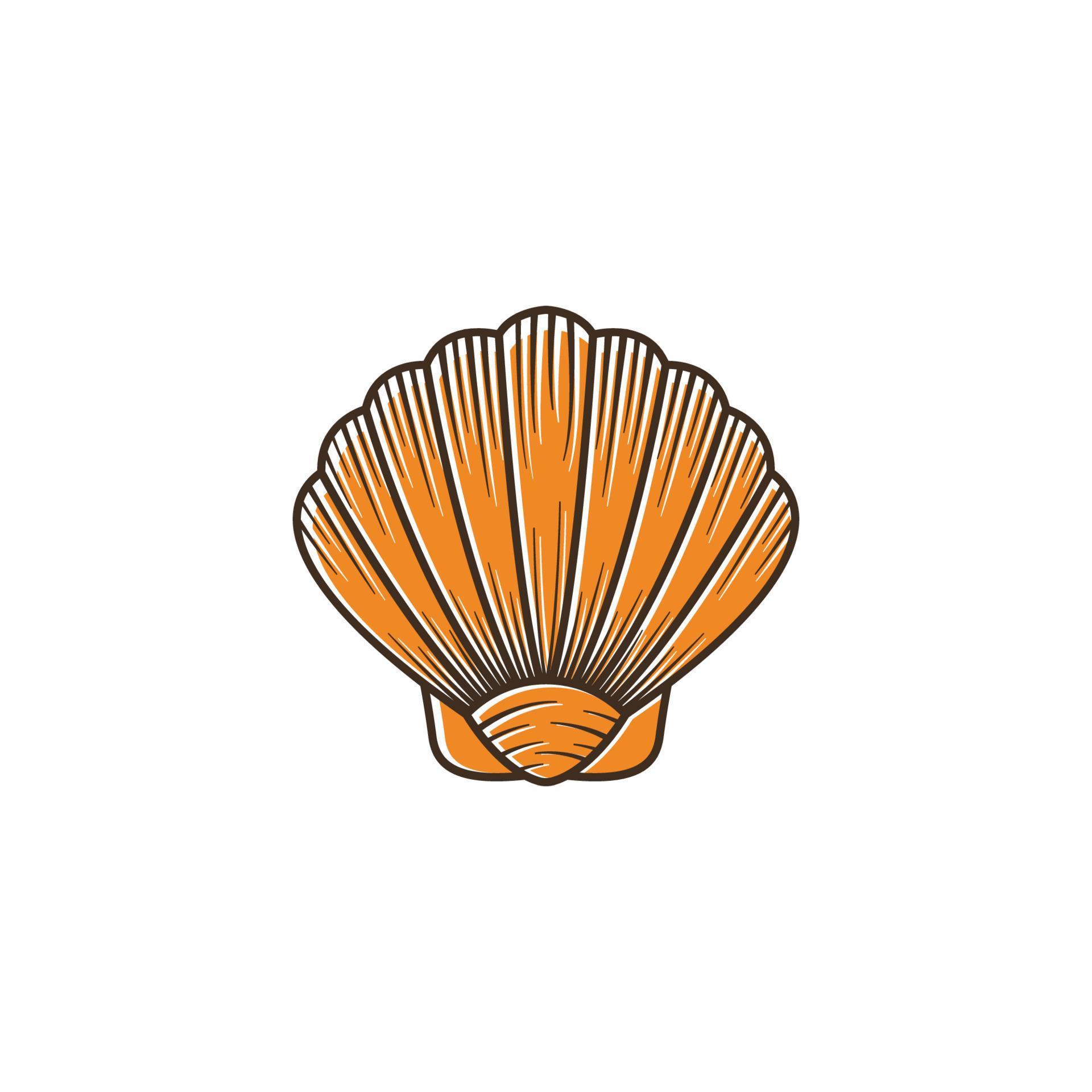 shell logo icon design template vector 7635674 Vector Art at Vecteezy