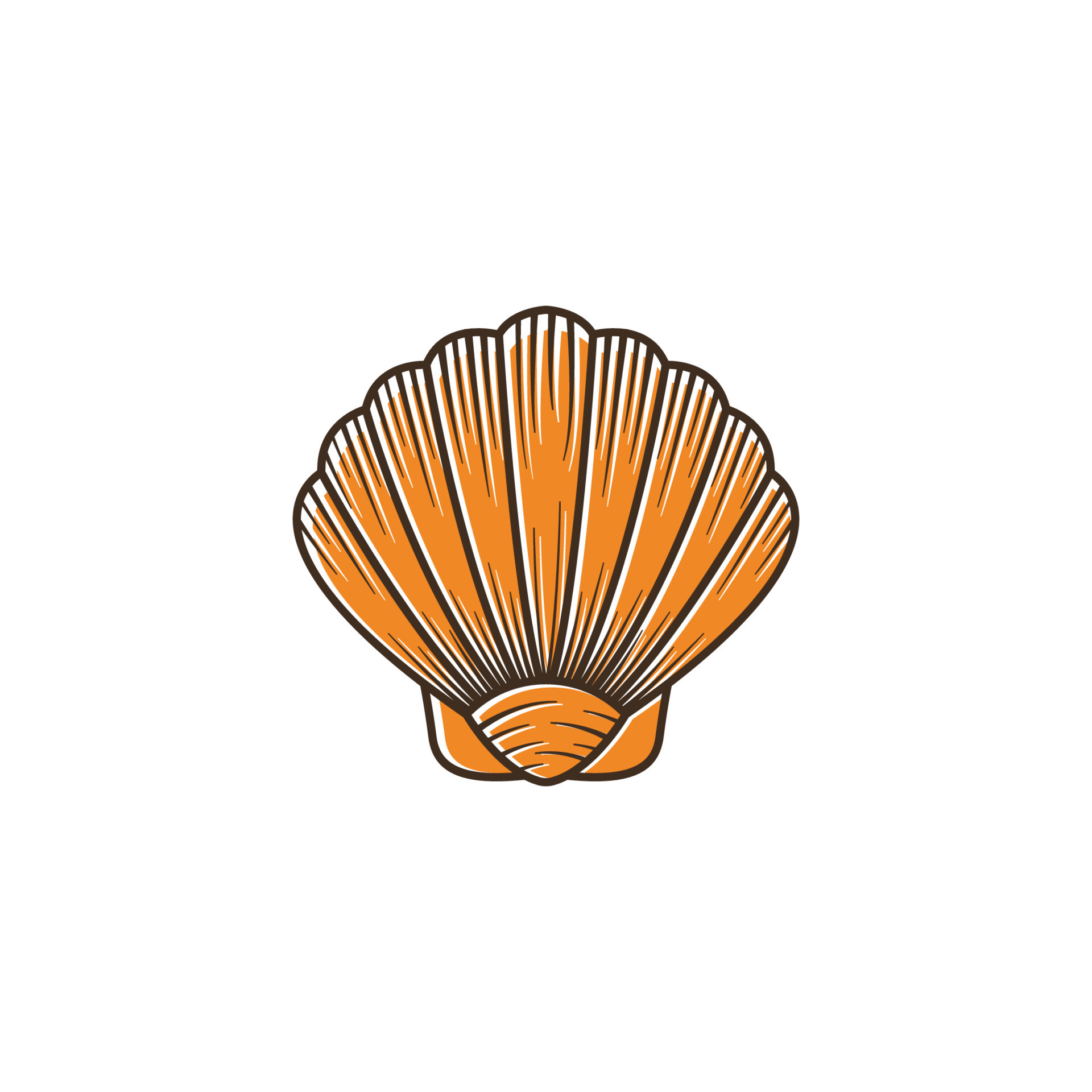shell logo icon design template vector 7635674 Vector Art at Vecteezy