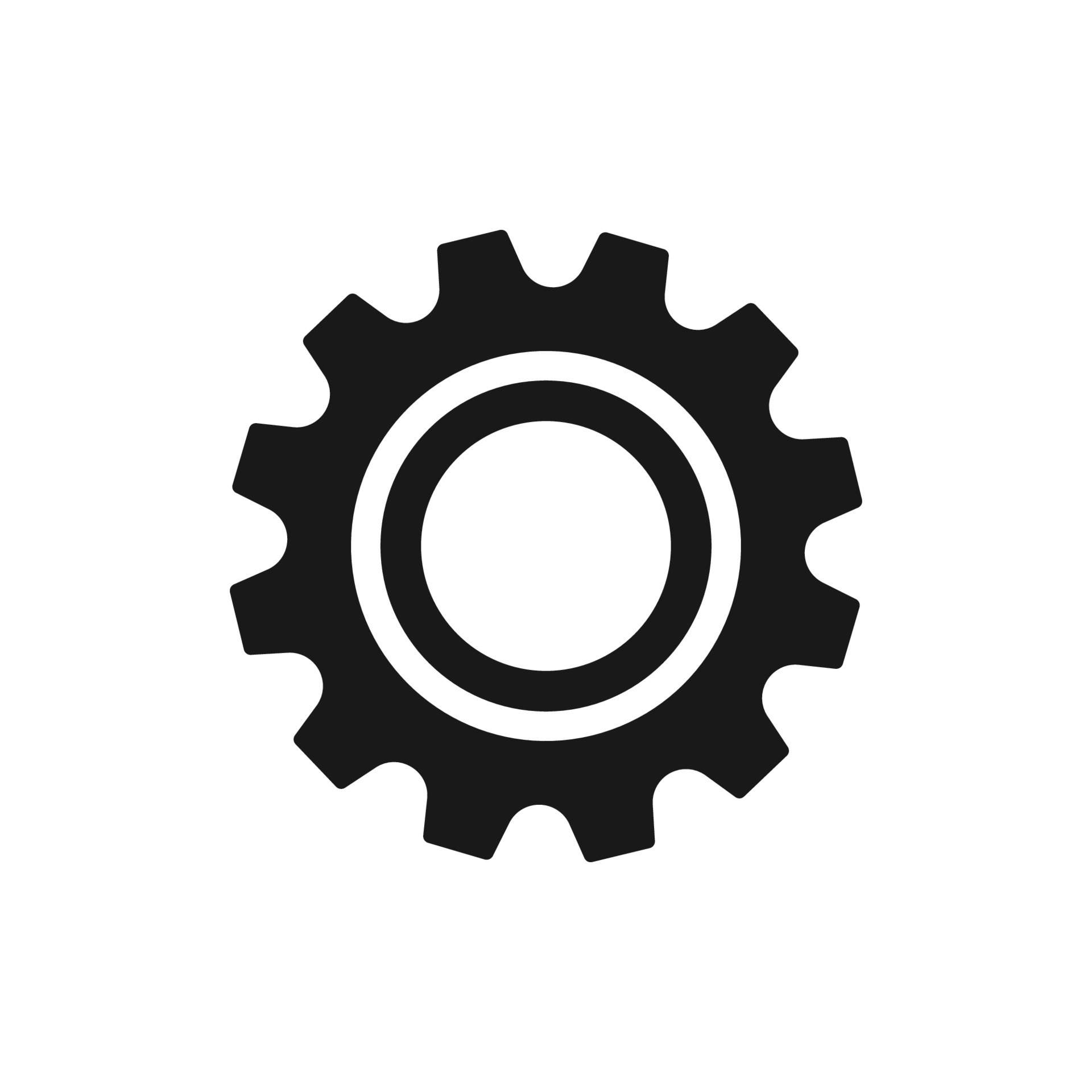 Vector De Plantilla De Diseño De Icono De Logotipo De Engranaje 7635835