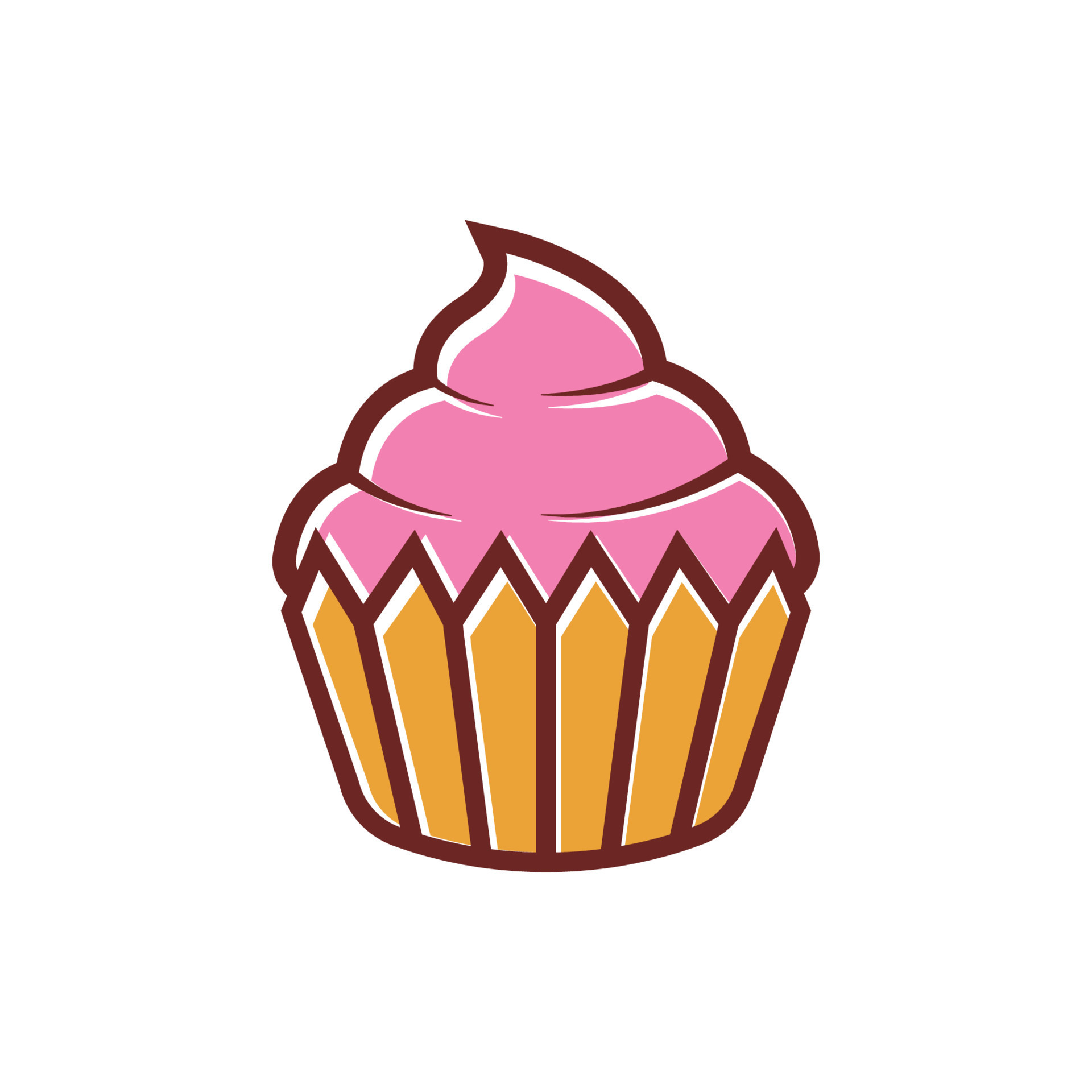 Cupcake Logo Template