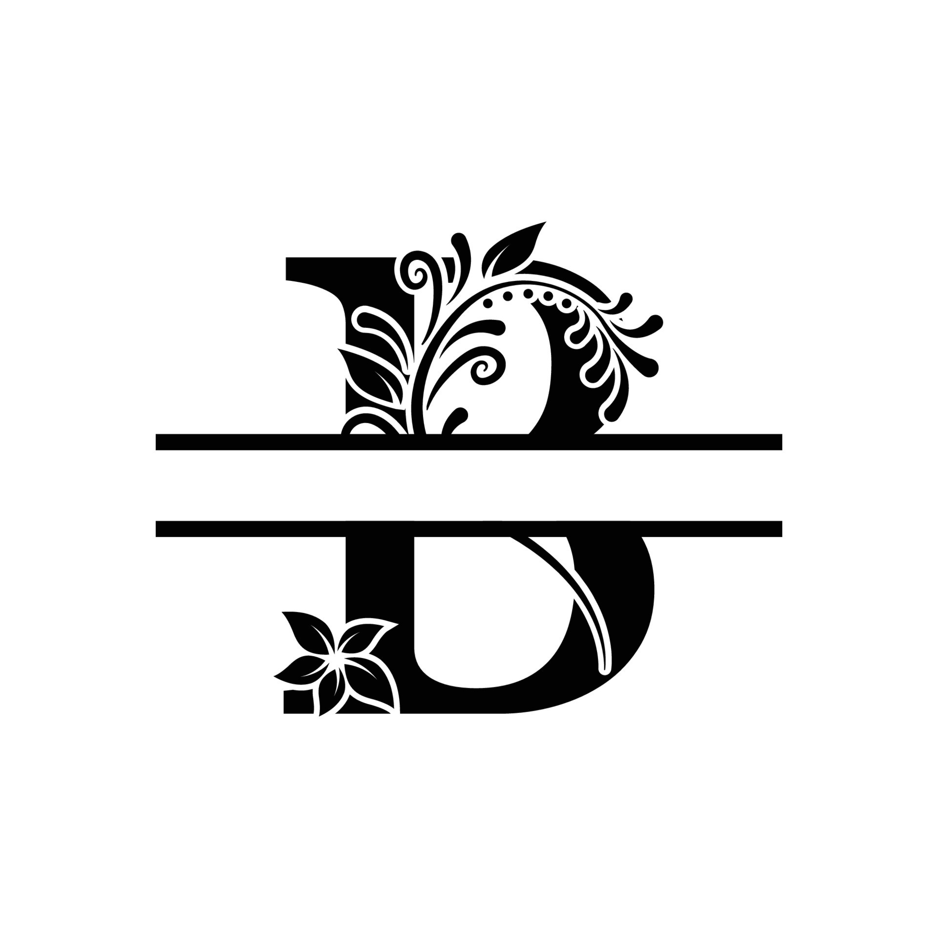 Initial B Decorative Monogram Split Letter Vector 7636306 Vector Art at ... Initial B Decorative Monogram Split Letter Vector 7636306 Vector Art at ...