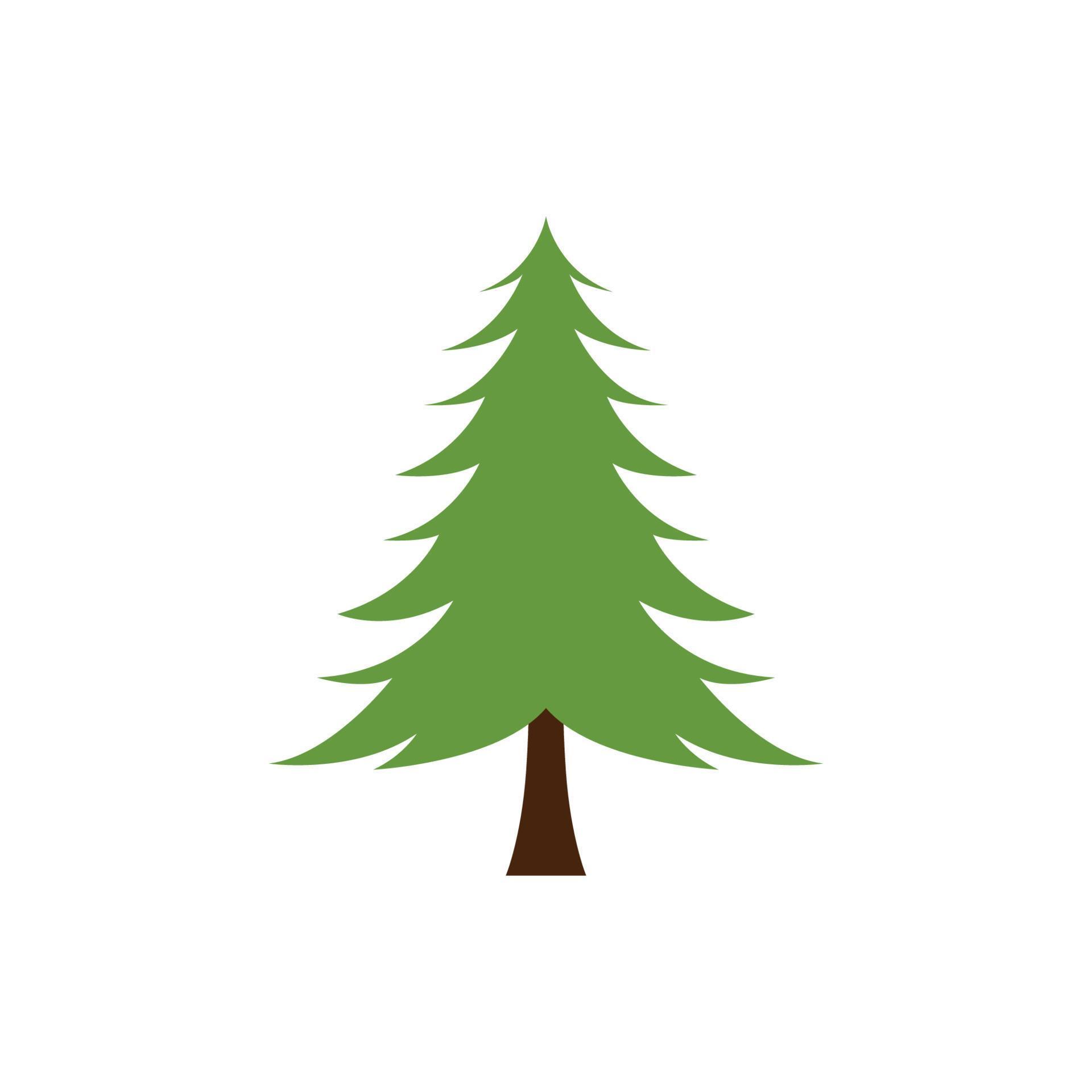 pine tree icon design template vektor 7636515 Vector Art at Vecteezy
