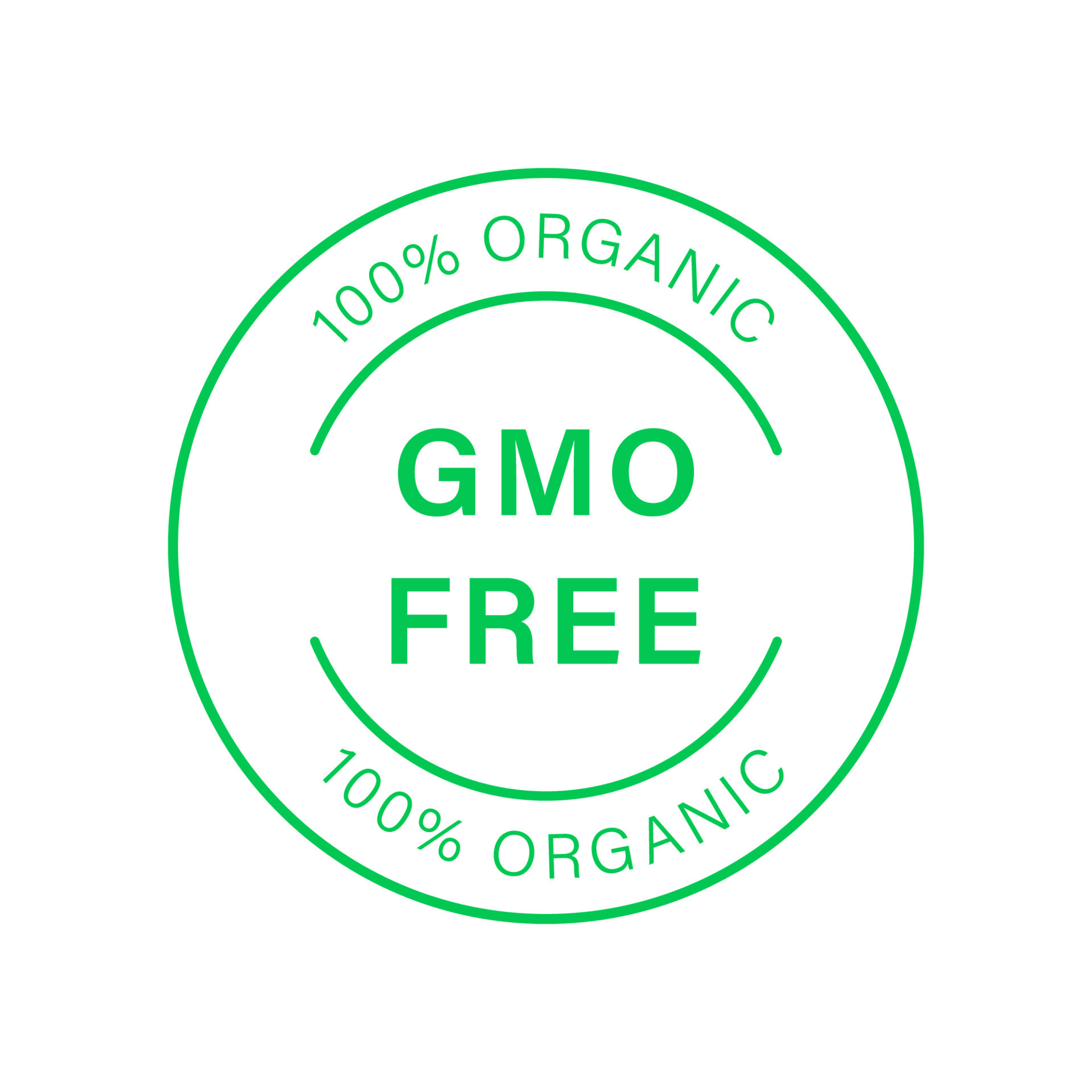 No Gmo Logo Vegetarian Healthy Food Sticker Organic Nature Badge Bio Eco Ingredients For