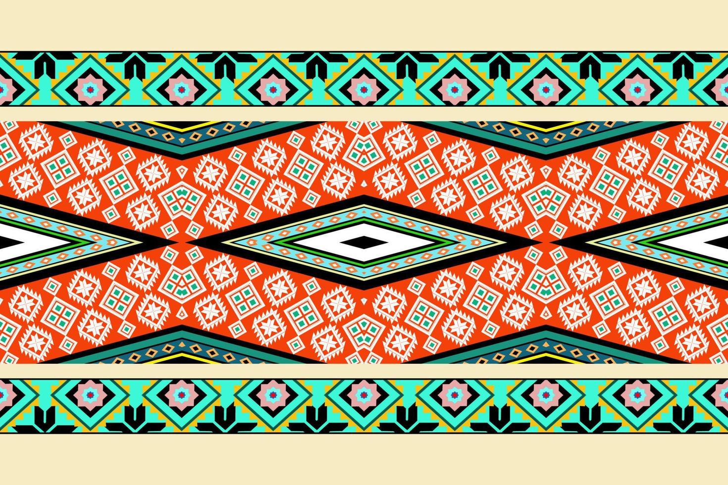 Ethnic boho pattern with geometric in bright colors. Design for carpet ...