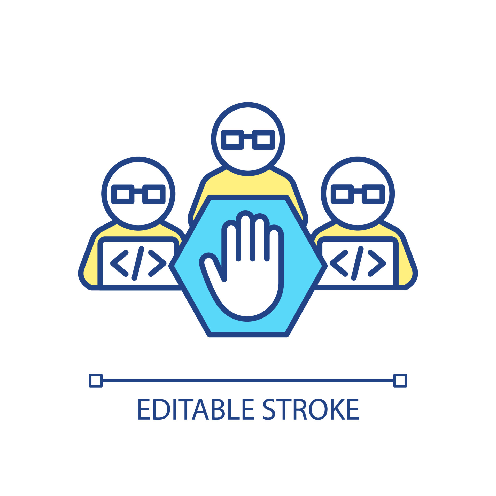 No Programmer Reuired Rgb Color Icon No Code And Low Code Solutions For Developing Software