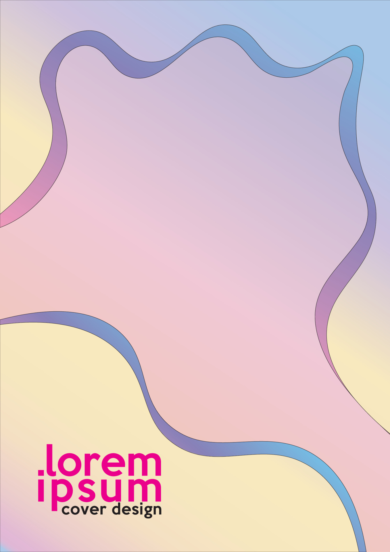 Minimal Covers Design Colorful Halftone Gradients Future Geometric Patterns Very Suitable For