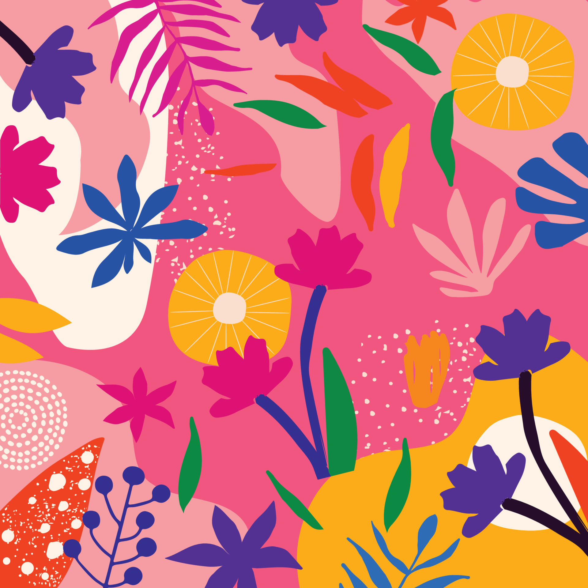 Colorful Organic Shapes Doodle Collection Cute Botanical Shapes colorful-organic-shapes-doodle-collection-cute-botanical-shapes