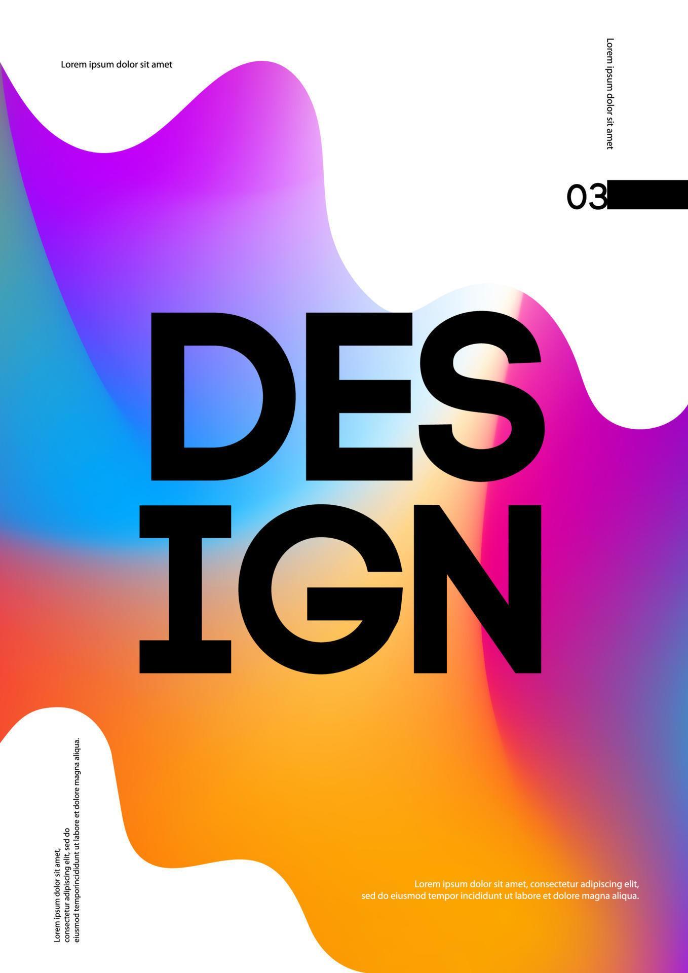 Abstract gradient banner vector template 7654962 Vector Art at Vecteezy