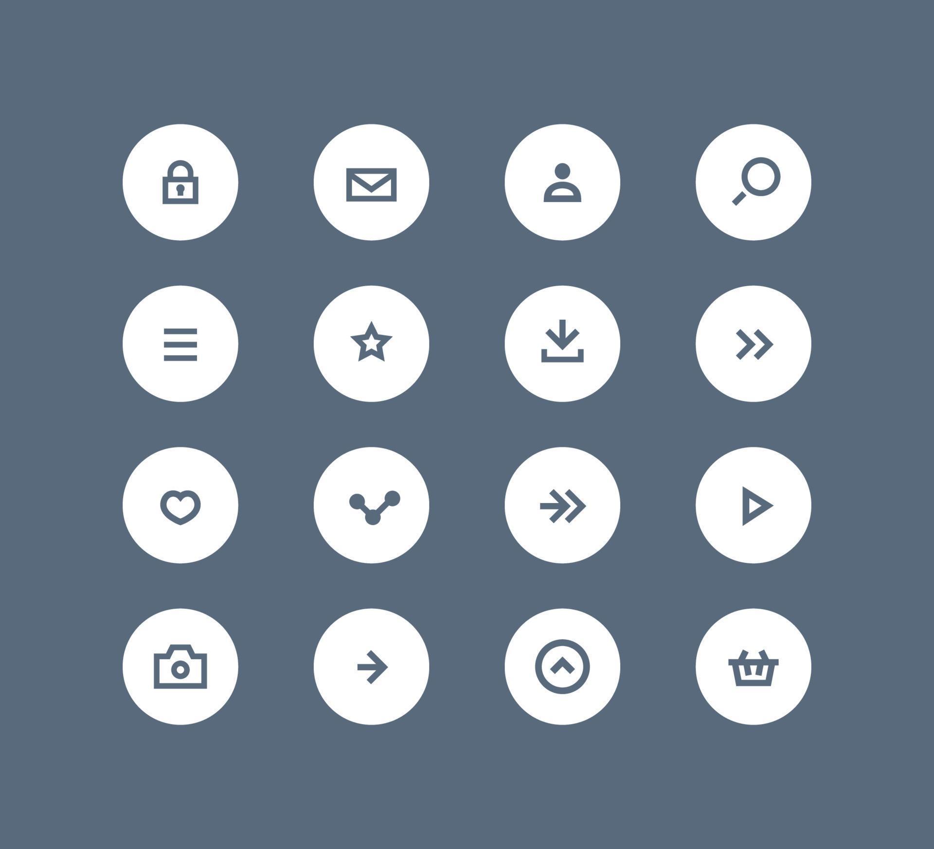 Vector user interface button set 7656052 Vector Art at Vecteezy