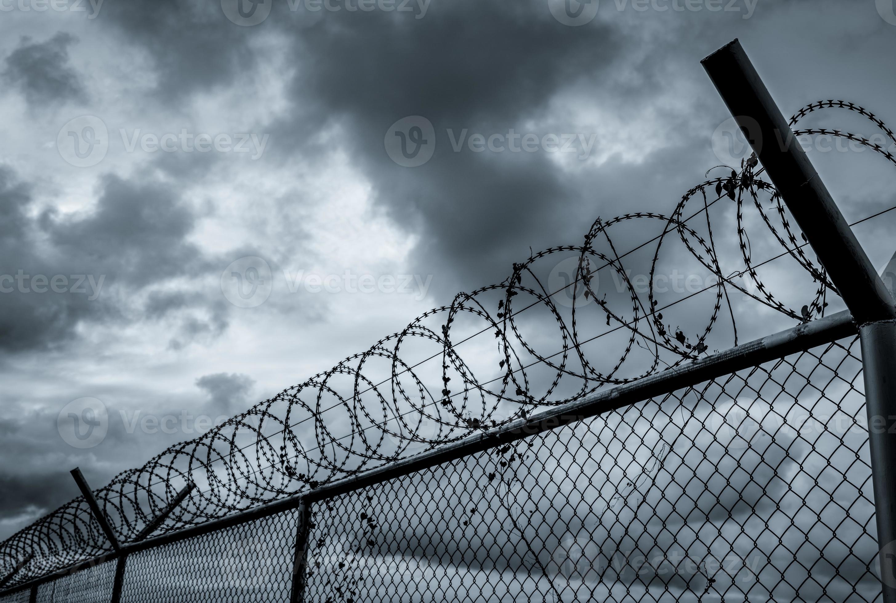 Prison barbed wire fence store