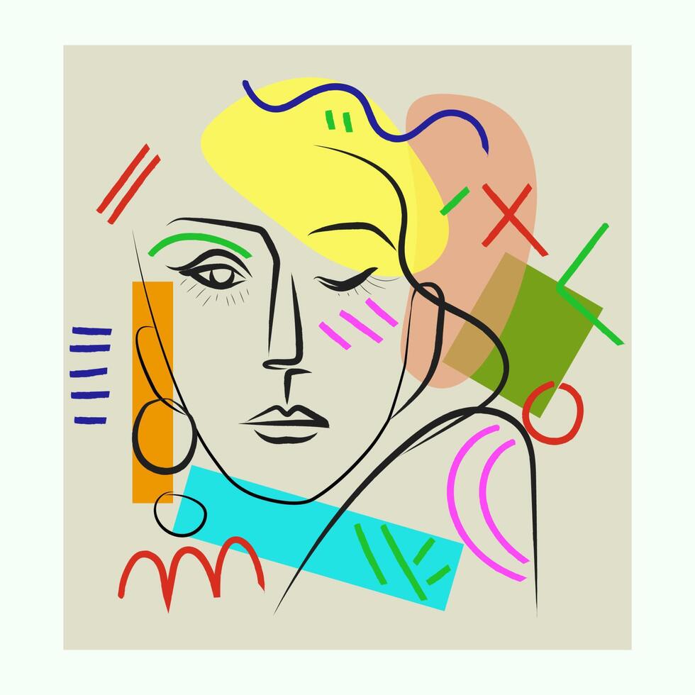Picasso Poster Vector Art Icons And Graphics For Free Download
