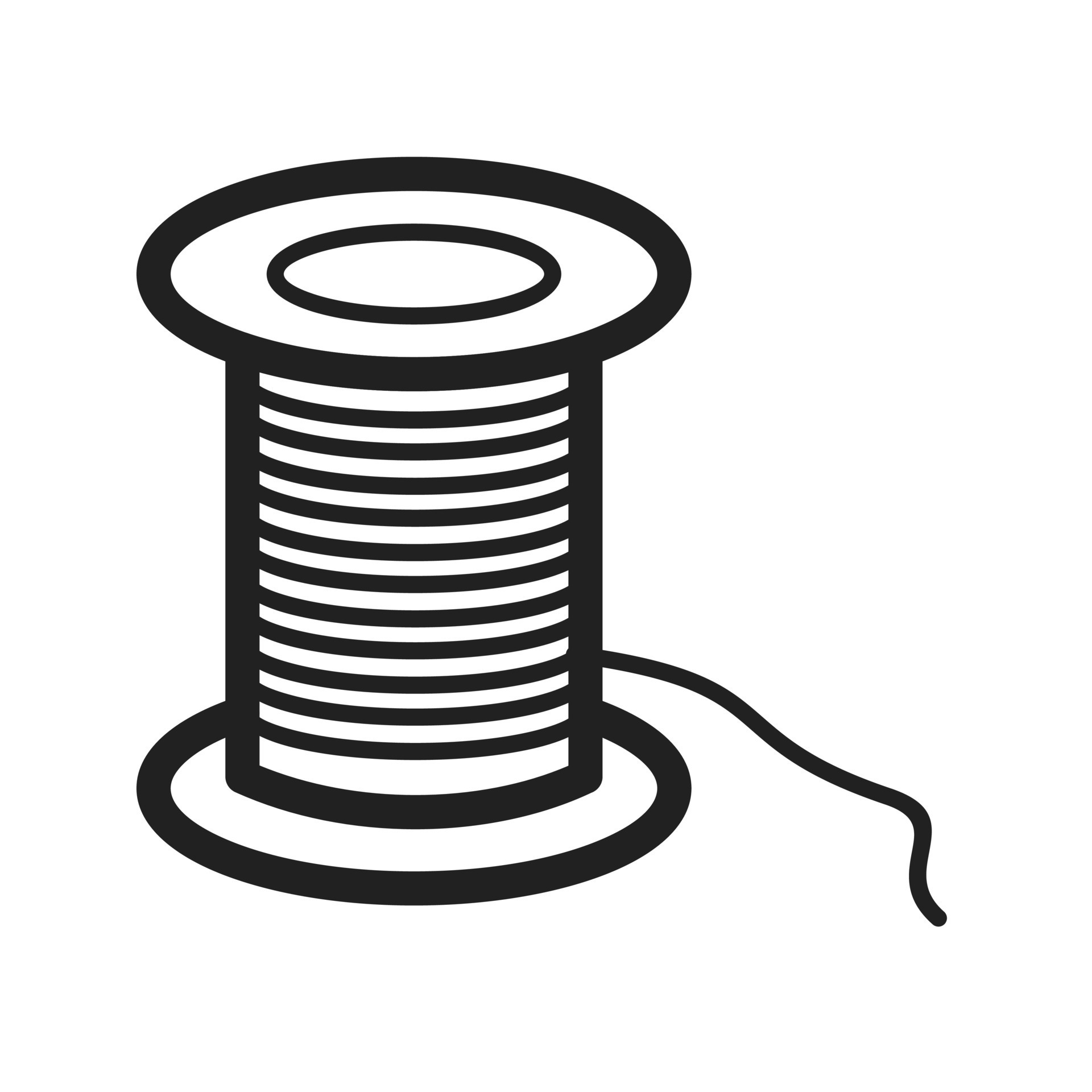 Thread Line Icon 7679171 Vector Art at Vecteezy