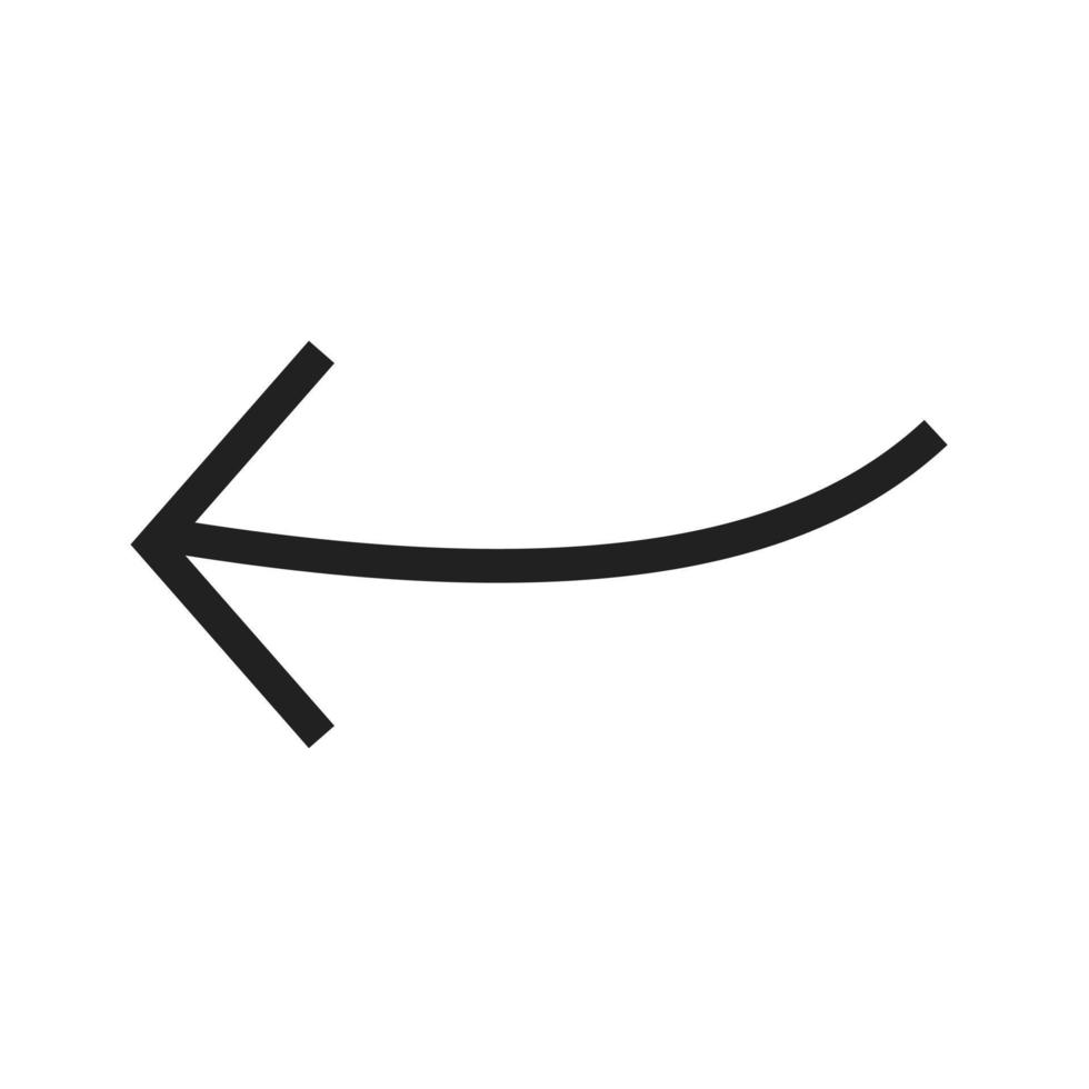 Arrow Pointing Left Line Icon 7679359 Vector Art at Vecteezy Arrow Pointing Left Line Icon 7679359 Vector Art at Vecteezy
