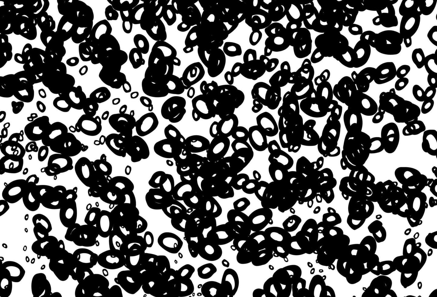 Black and white vector layout with circle shapes. 7680987 Vector Art at ...