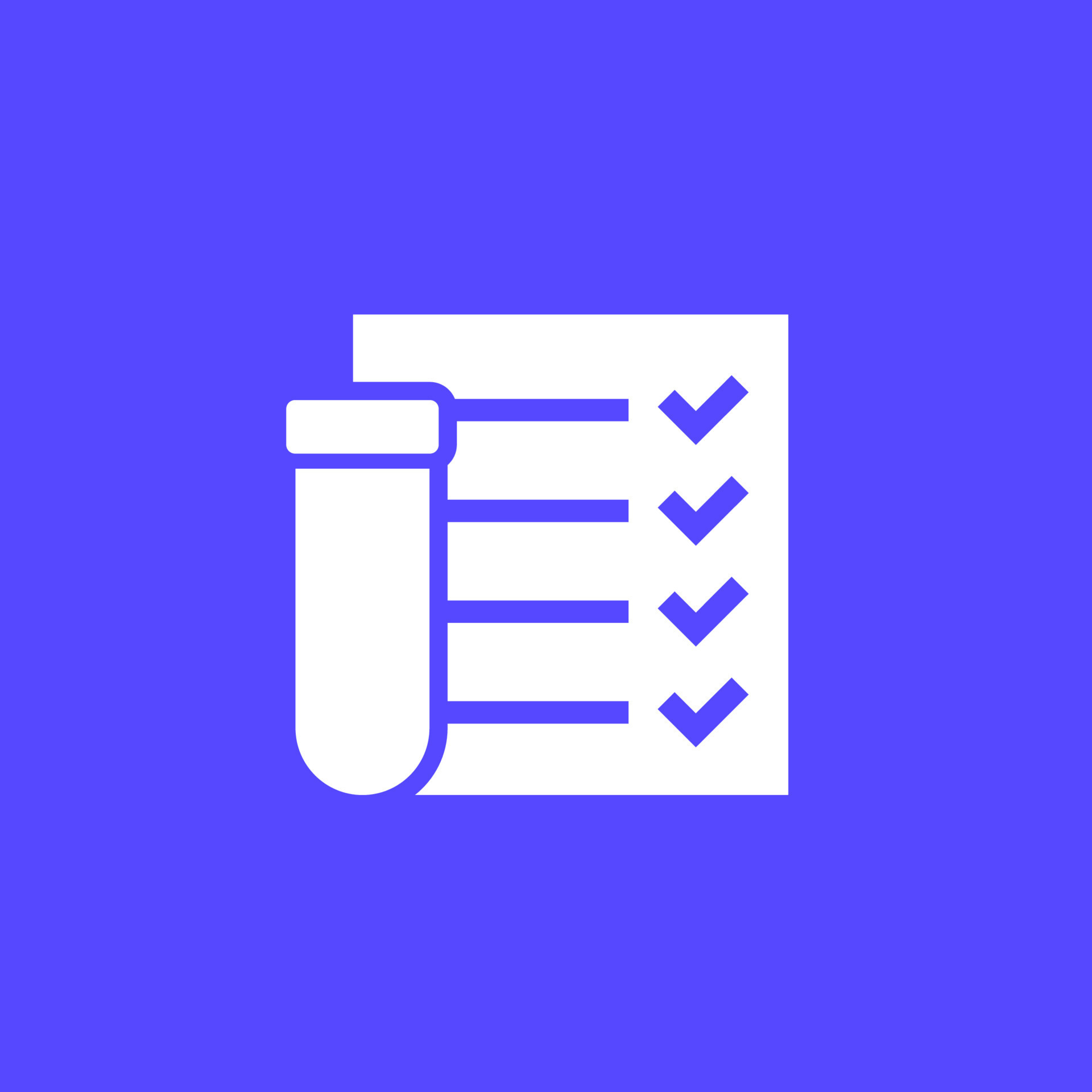 Lab Test Results Icon Vector 7682252 Vector Art At Vecteezy
