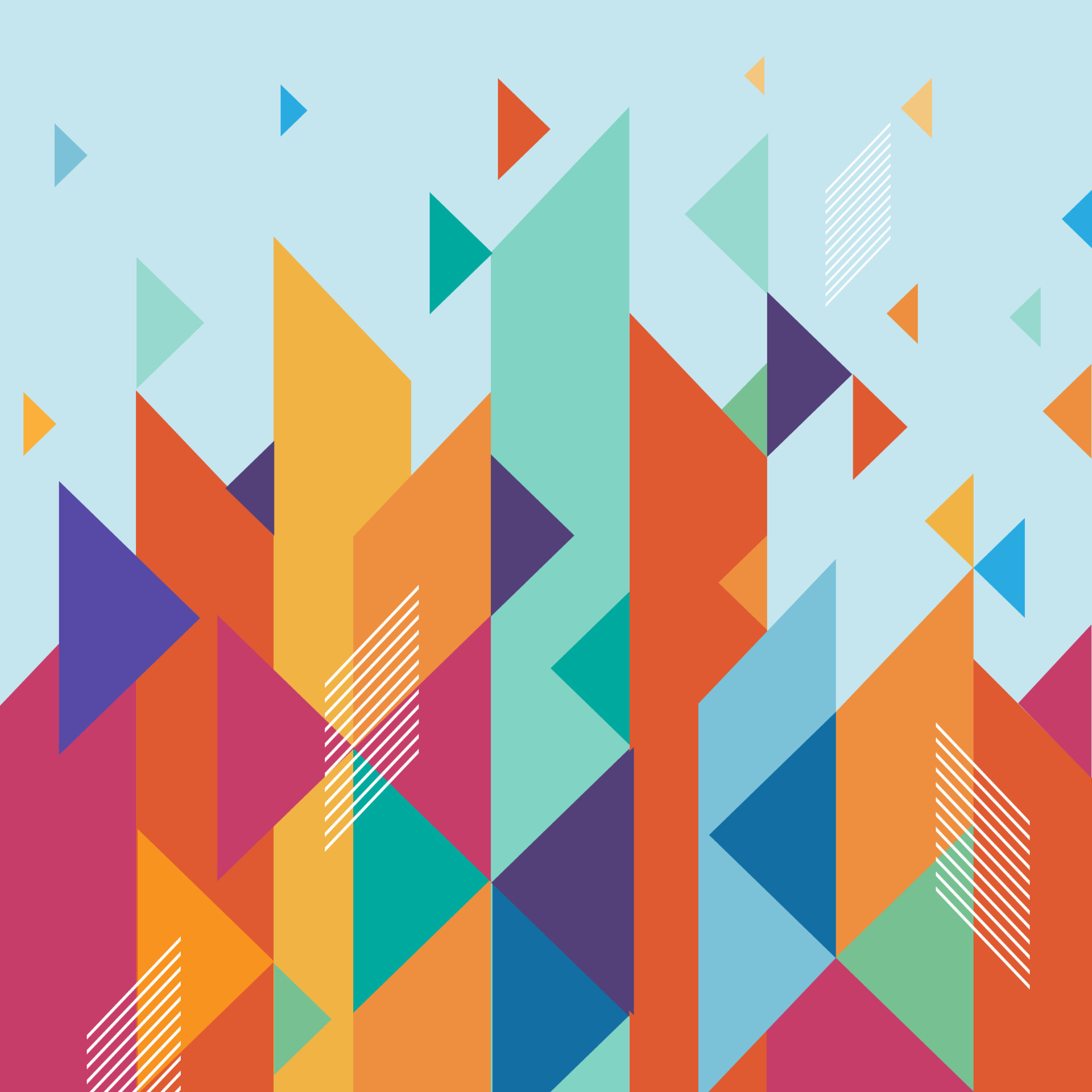 Modern abstract geometric pattern vector background 7686807 Vector Art ...