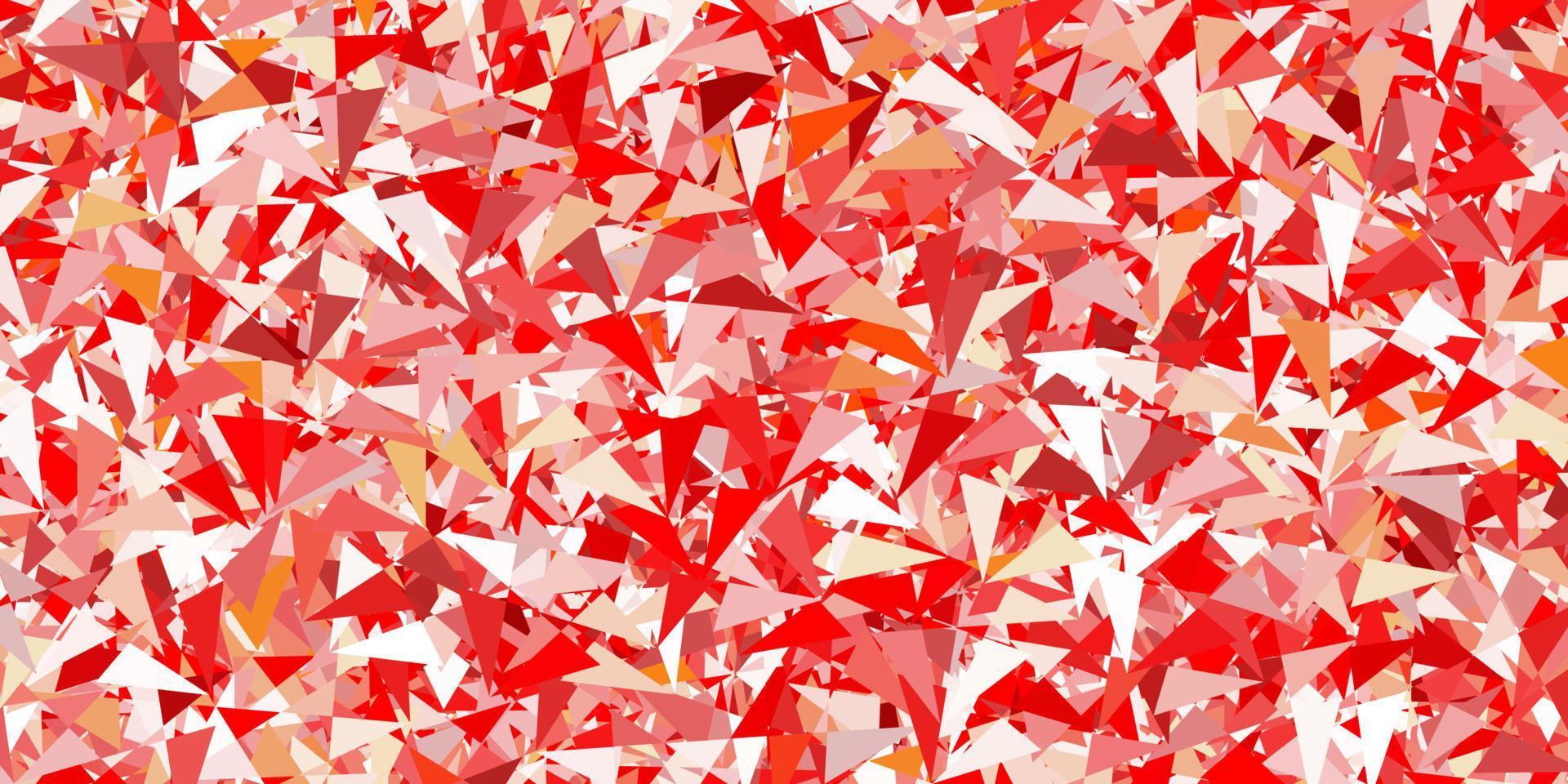 Light Orange Vector Layout With Triangle Forms 7693043 Vector Art At