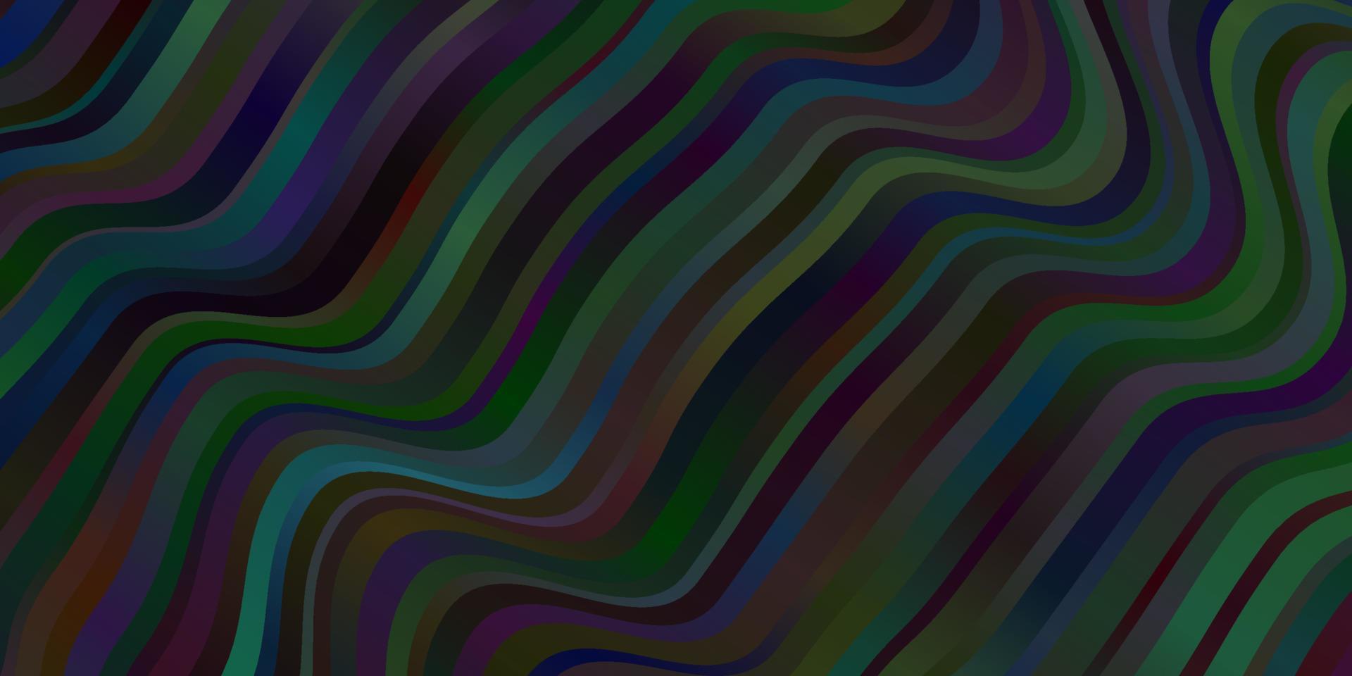 Dark Blue Green Vector Pattern With Curves 7693126 Vector Art At Vecteezy