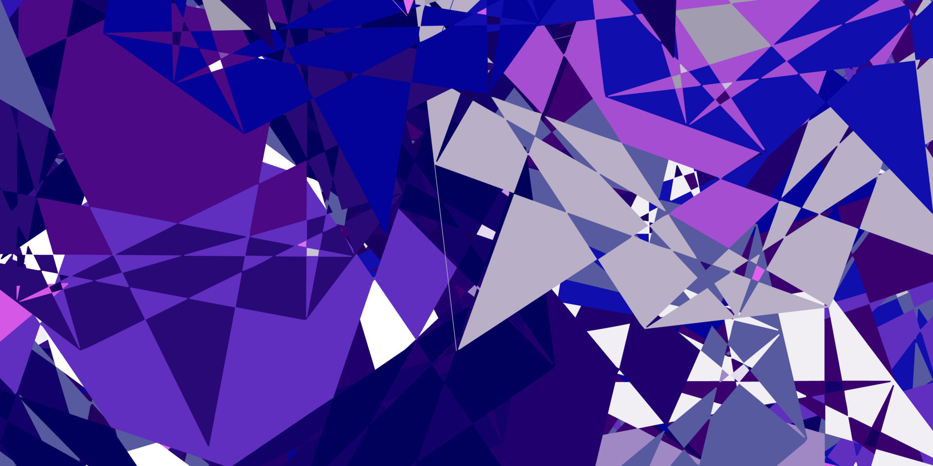 Light Purple vector background with polygonal forms. 7693344 Vector Art ...