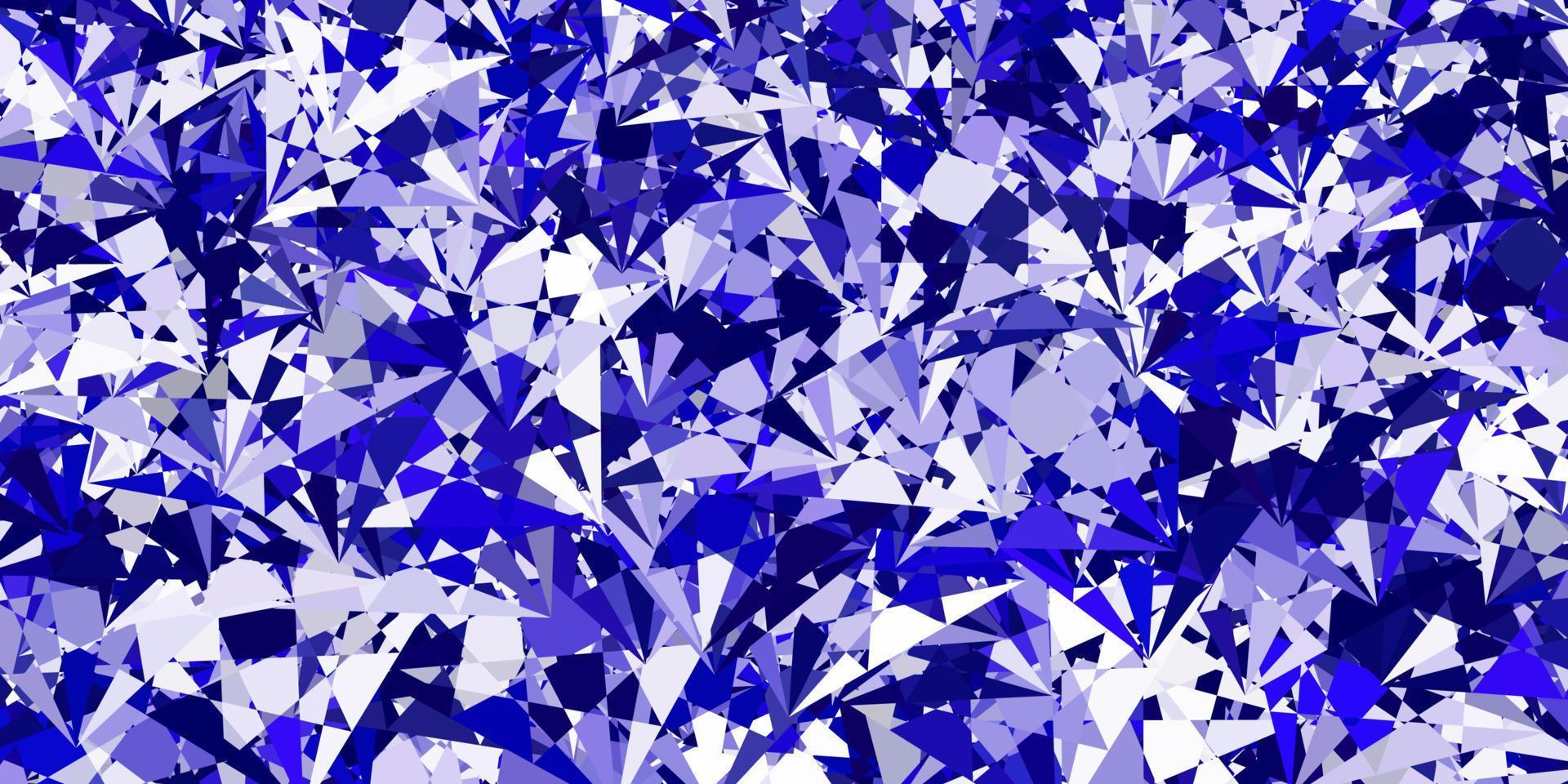 Light Purple vector pattern with polygonal shapes. 7693364 Vector Art ...