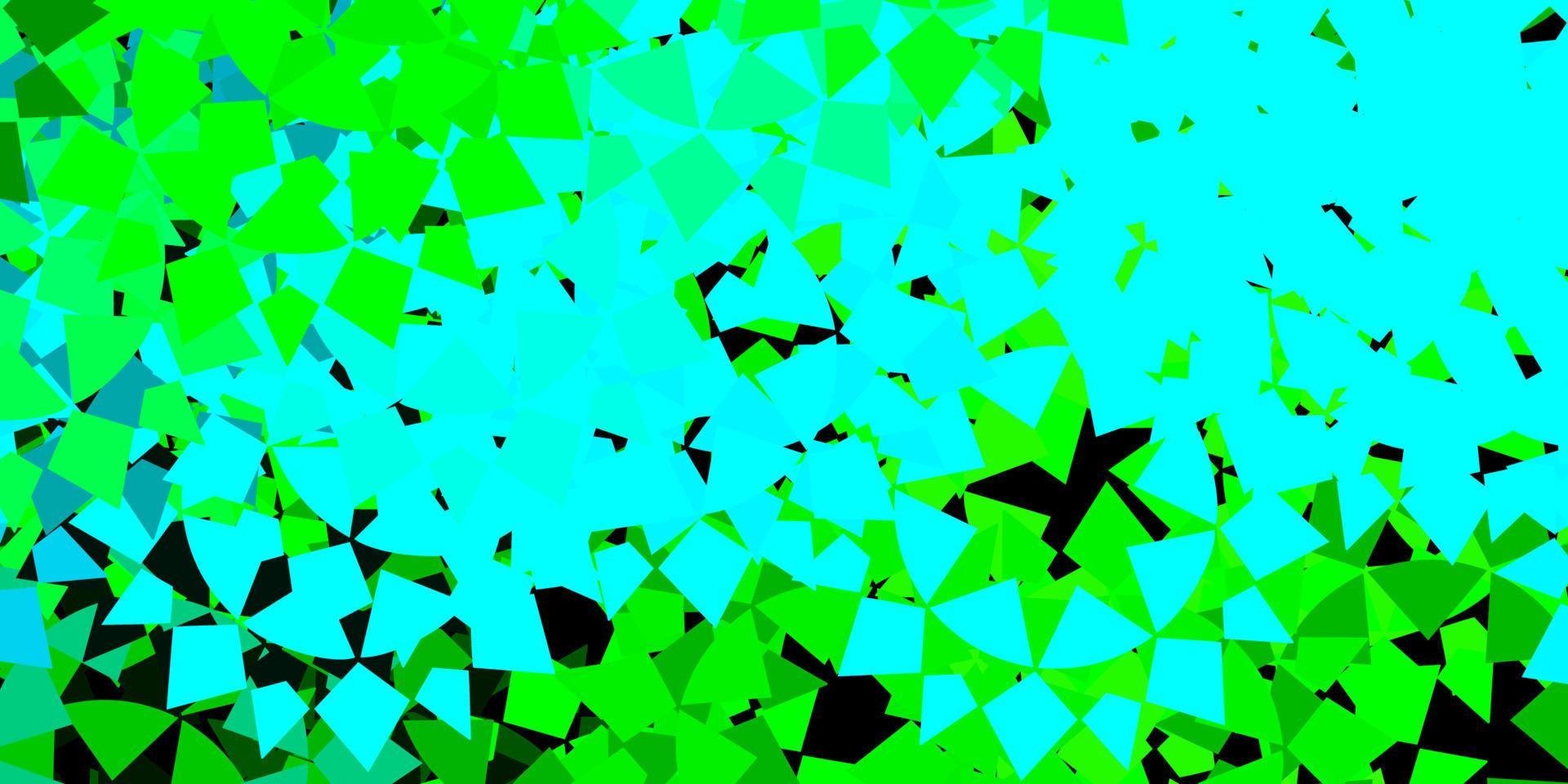 Light Blue Green Vector Layout With Triangle Forms 7693564 Vector Art