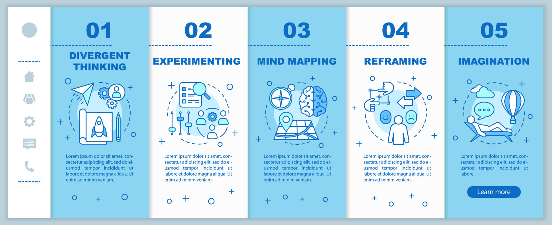 Professional qualities onboarding mobile web pages vector template. HR ... Professional qualities onboarding mobile web pages vector template. HR ...