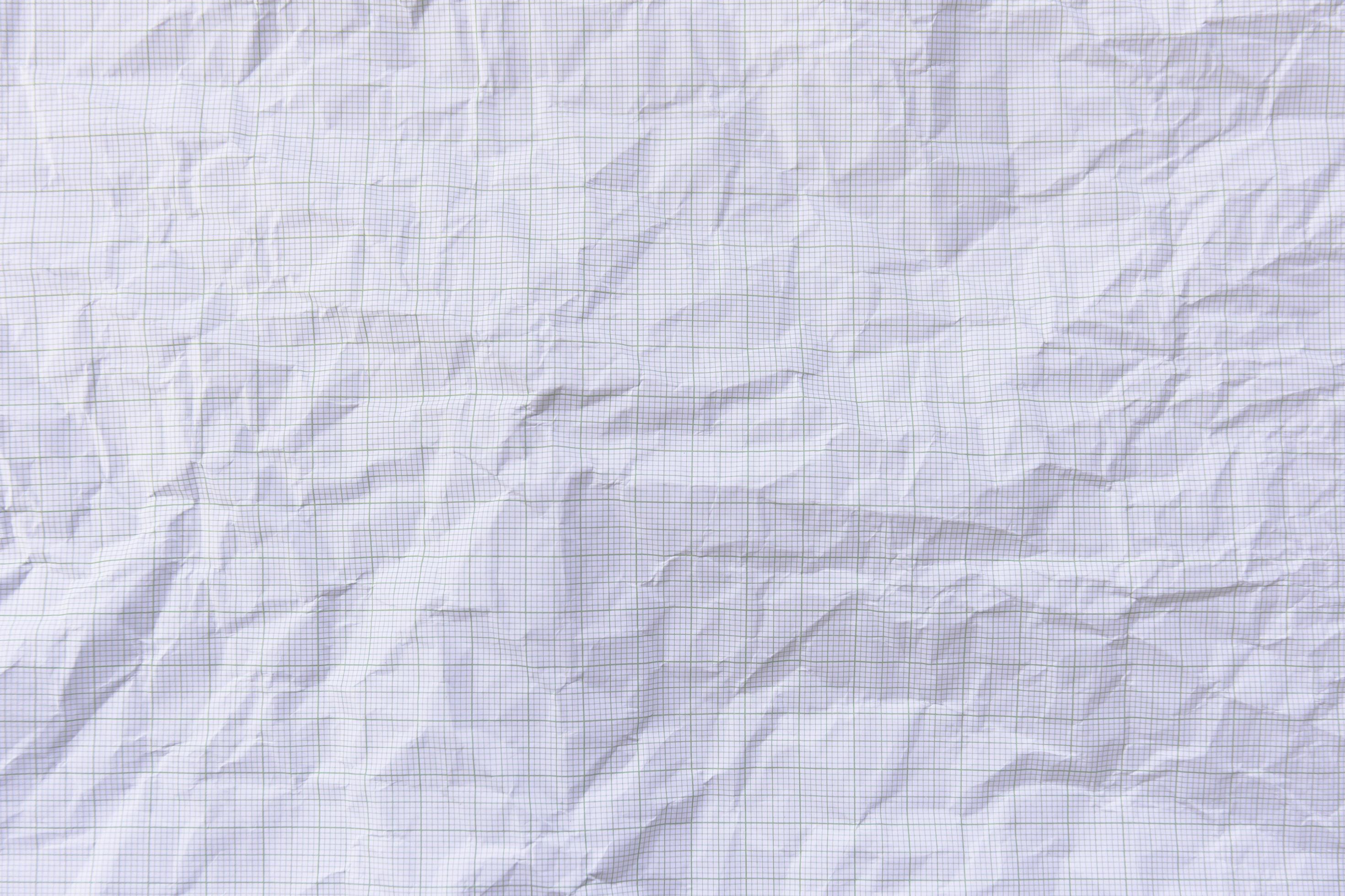 Crumpled Lined Paper Background