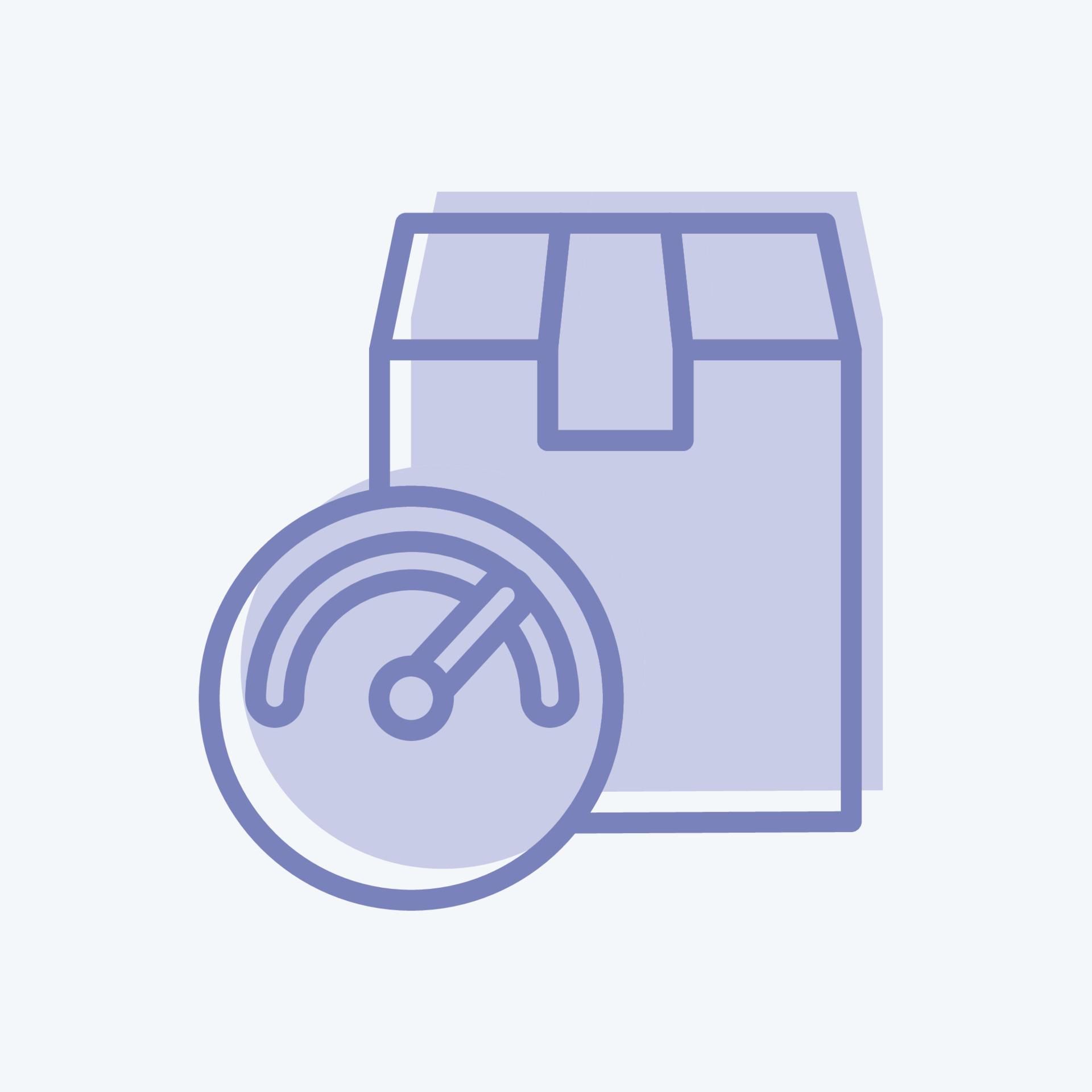 Icon Weighing. suitable for education symbol. two tone style. simple design editable. design ...