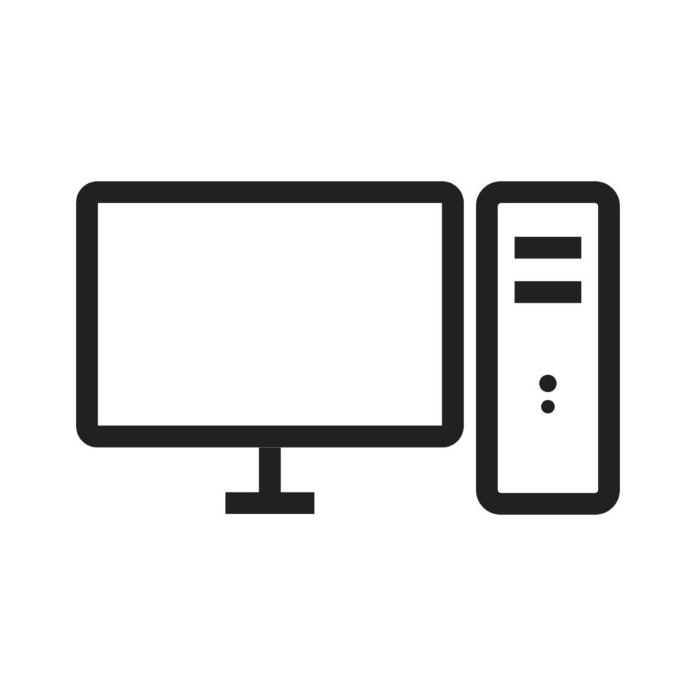 Computer Line Icon 7715185 Vector Art at Vecteezy