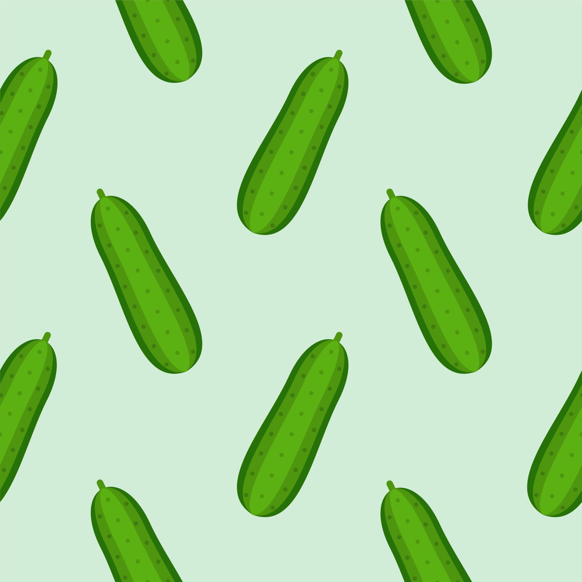 cucumber seamless pattern vector illustration 7716290 Vector Art at Vecteezy