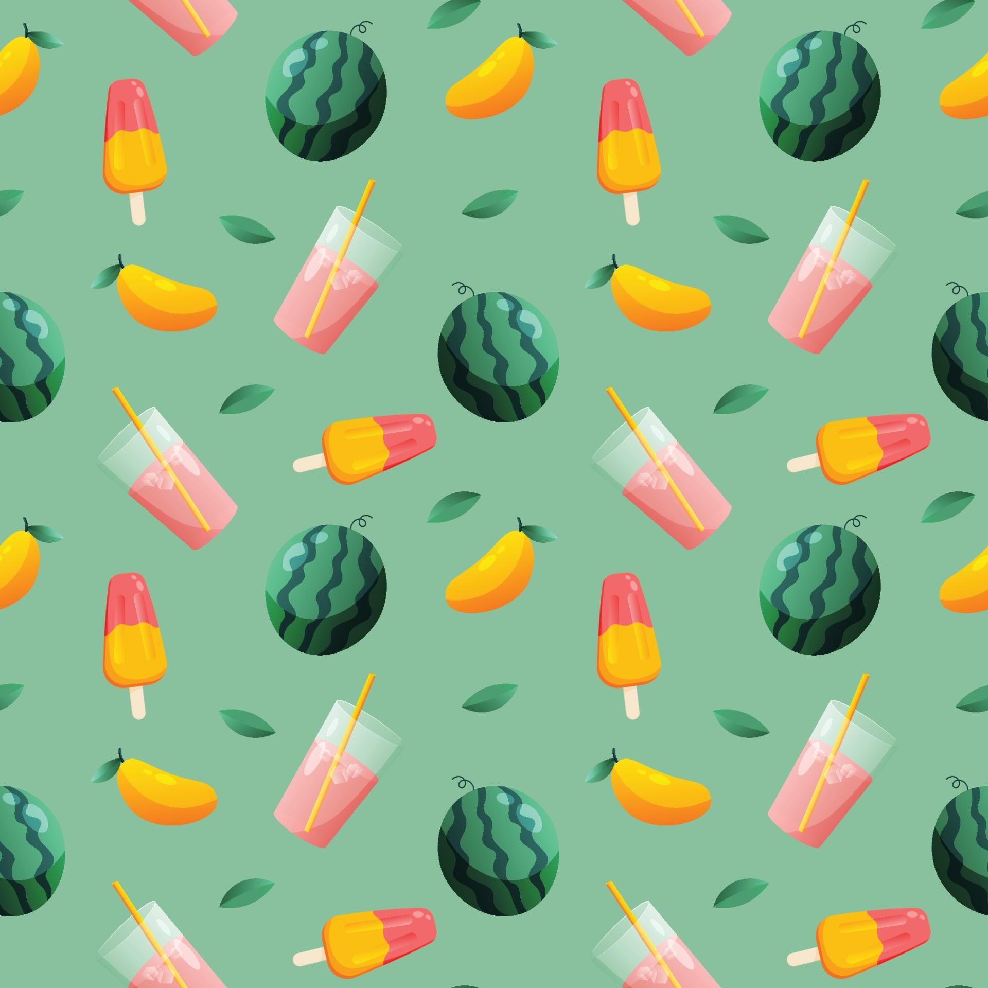 Summer seamless pattern. Repeat pattern. 7718281 Vector Art at Vecteezy